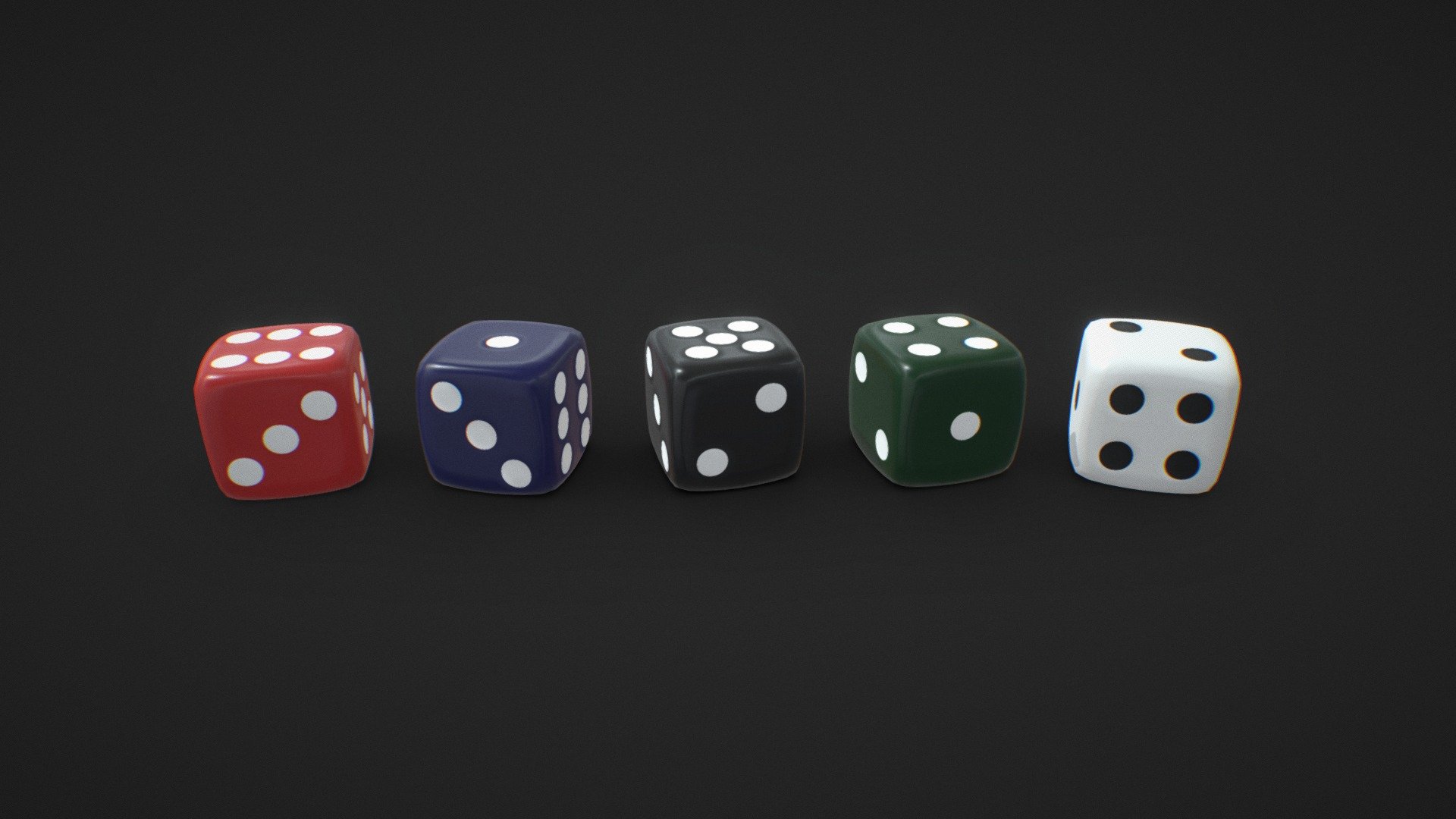 Classic D6 Dice Set - Buy Royalty Free 3D model by ÆON (@xaeon ...