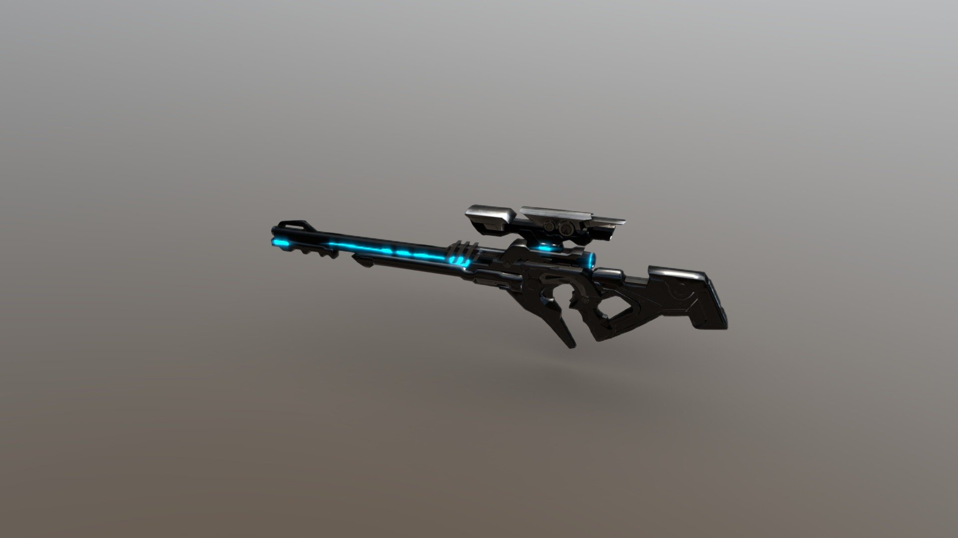 Sci-fi Gun - 3D model by balu (@chintume93) [5d90b27] - Sketchfab