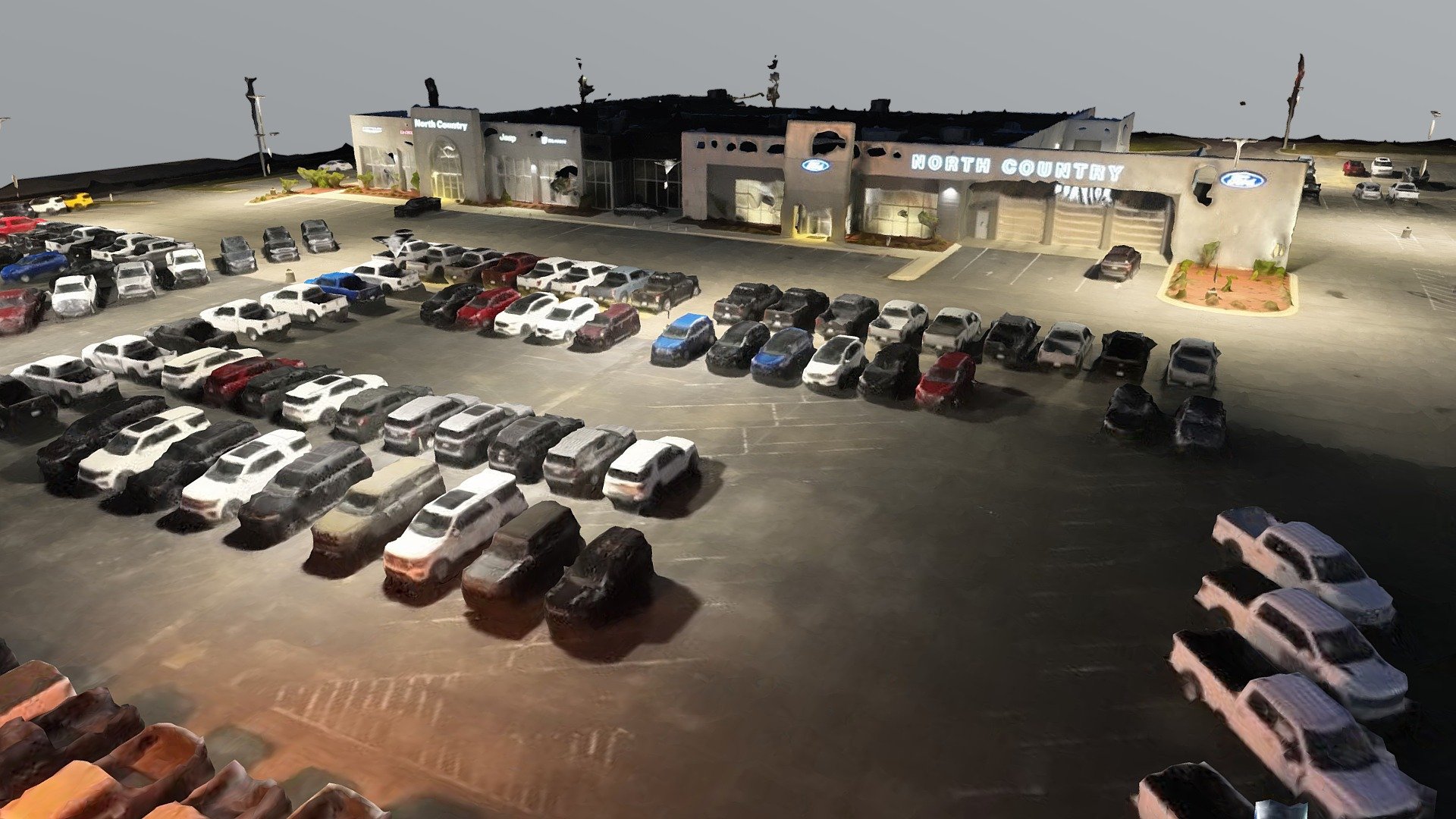Dealership - Download Free 3D model by johnnokomis [5d9109f] - Sketchfab