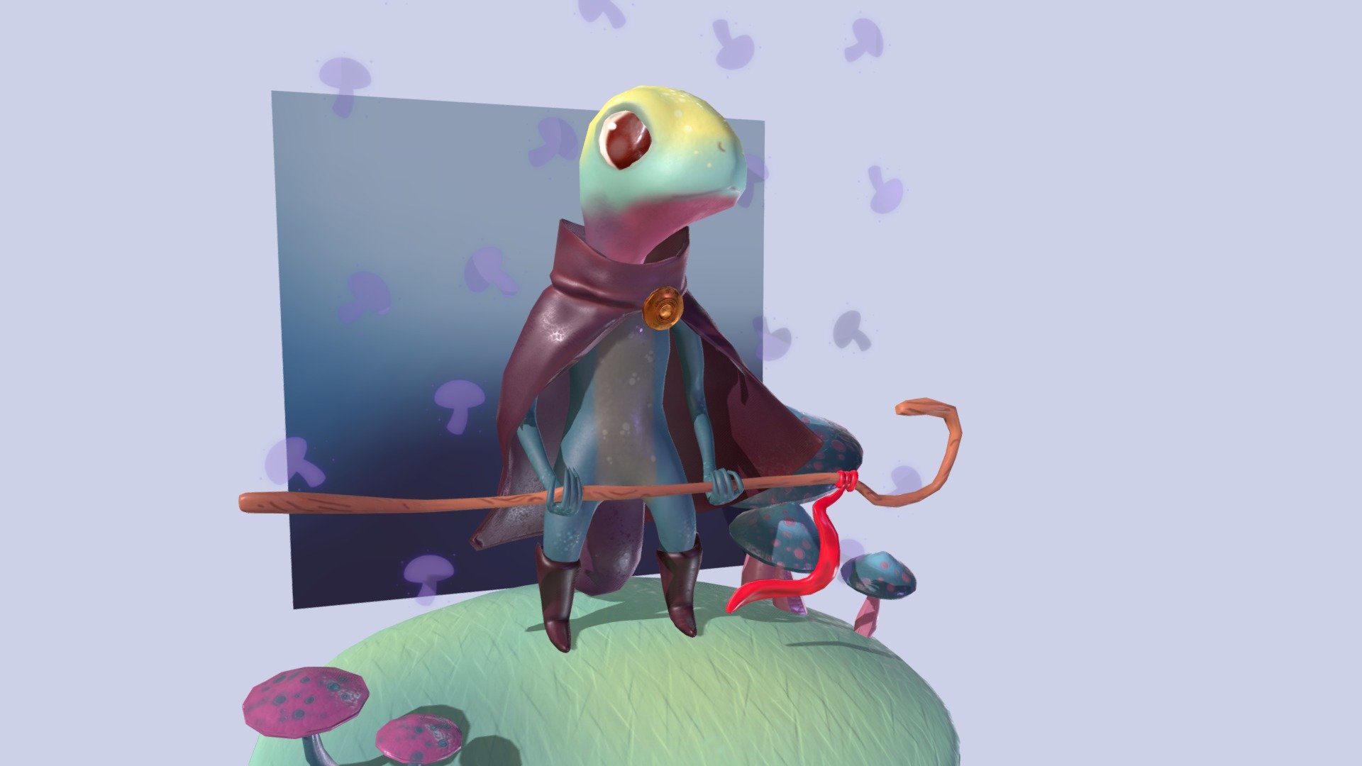 Mage Lizard - 3D model by Mizuchix [5d9151a] - Sketchfab
