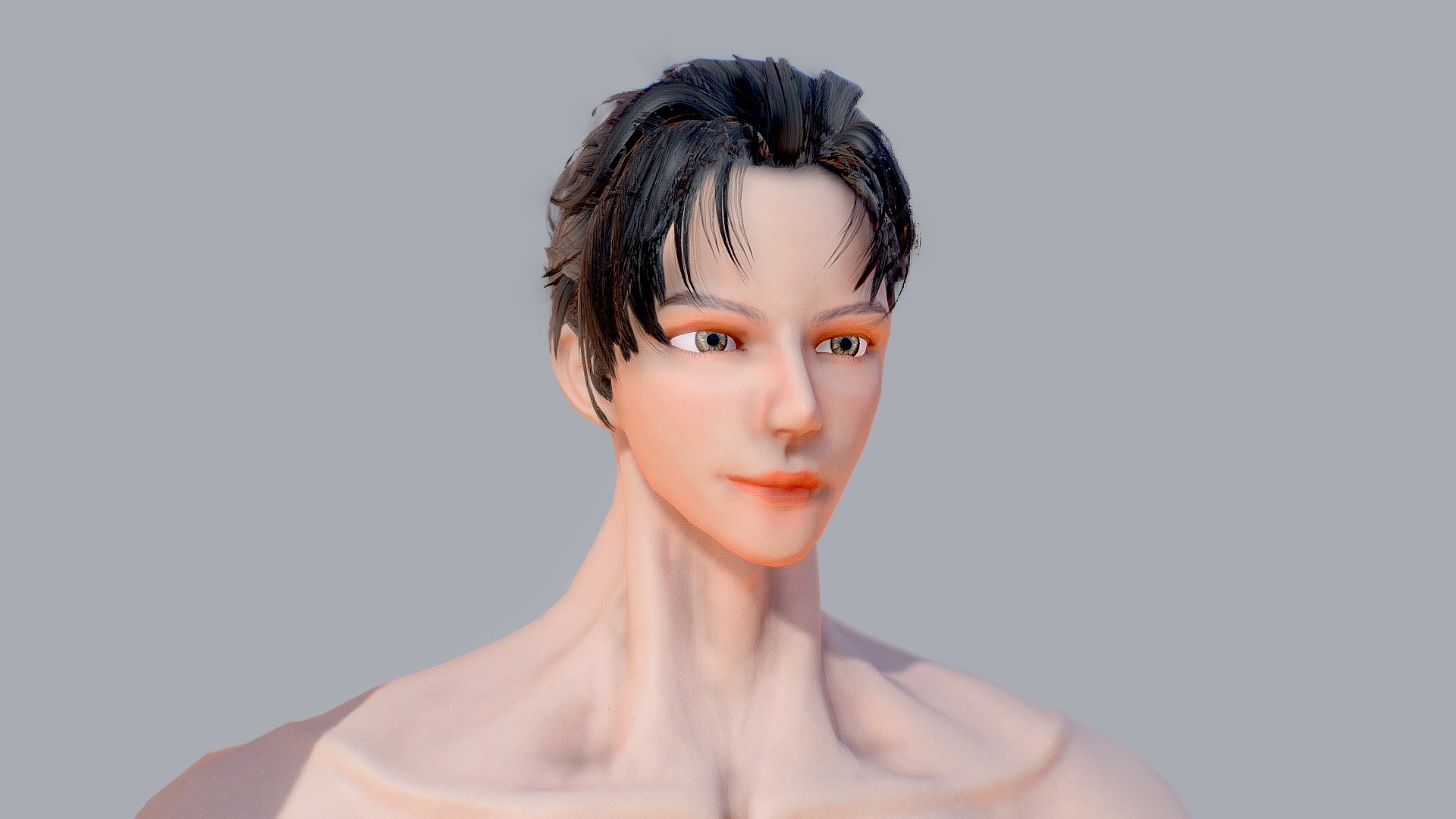 Summer Theme : Male Character 3D modeling - 3D model by Newtha [5d921a0 ...