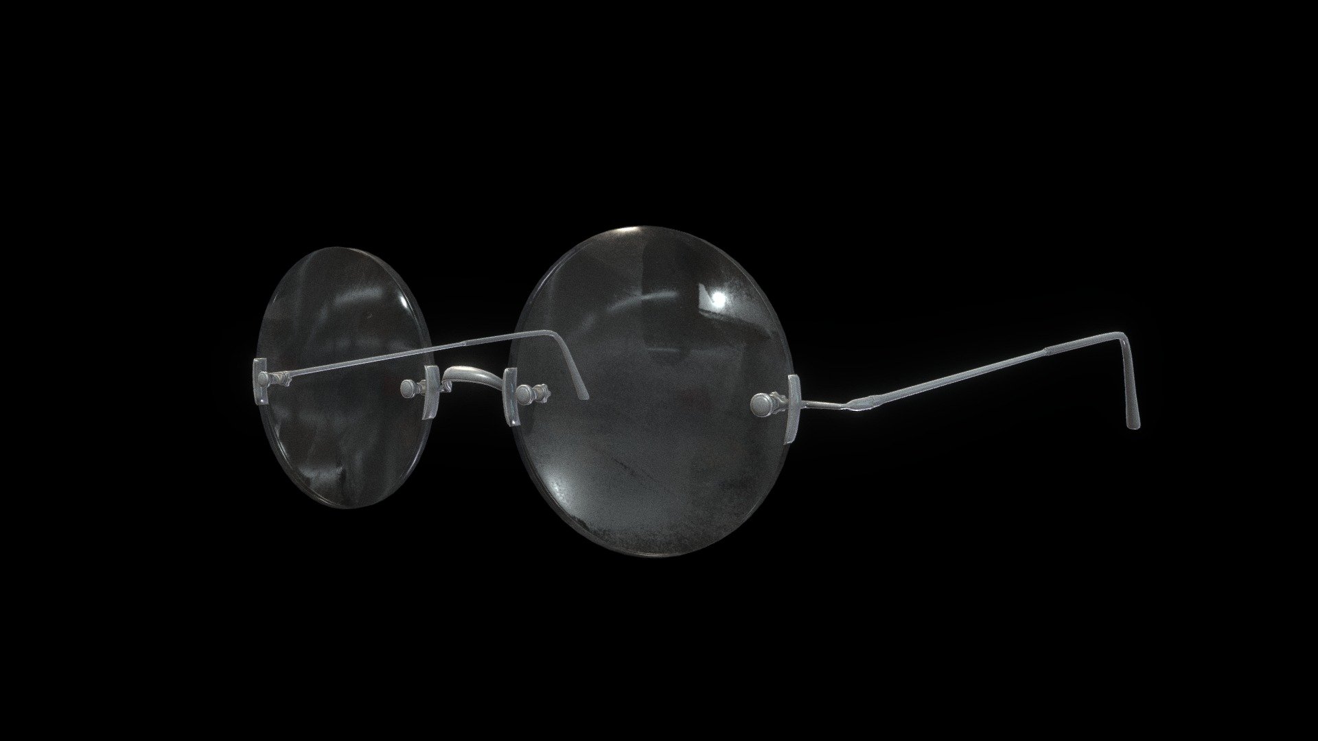 Round Glasses - Buy Royalty Free 3D model by Windstride [5d94e8a ...