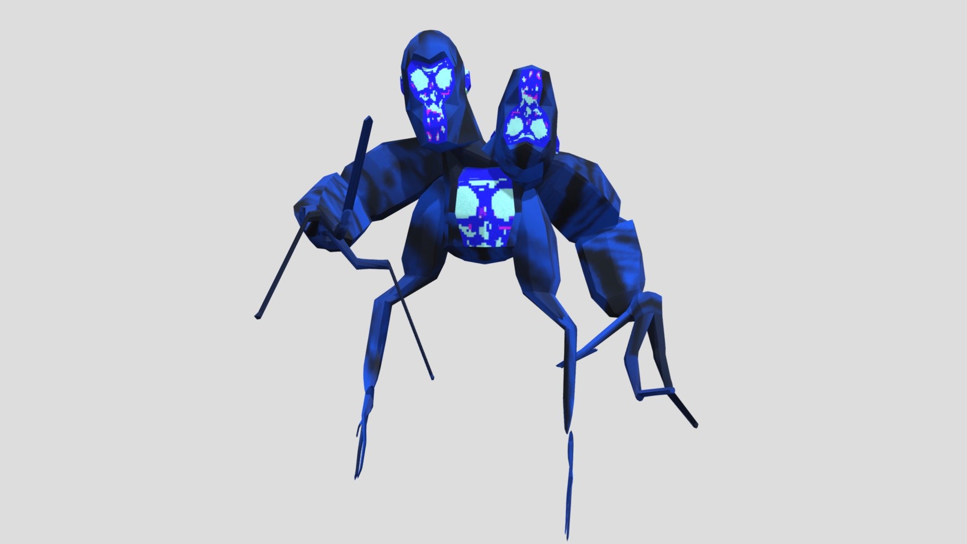 BLUE TAKI (Fanmade) - Download Free 3D model by Leo / Mr dark ...