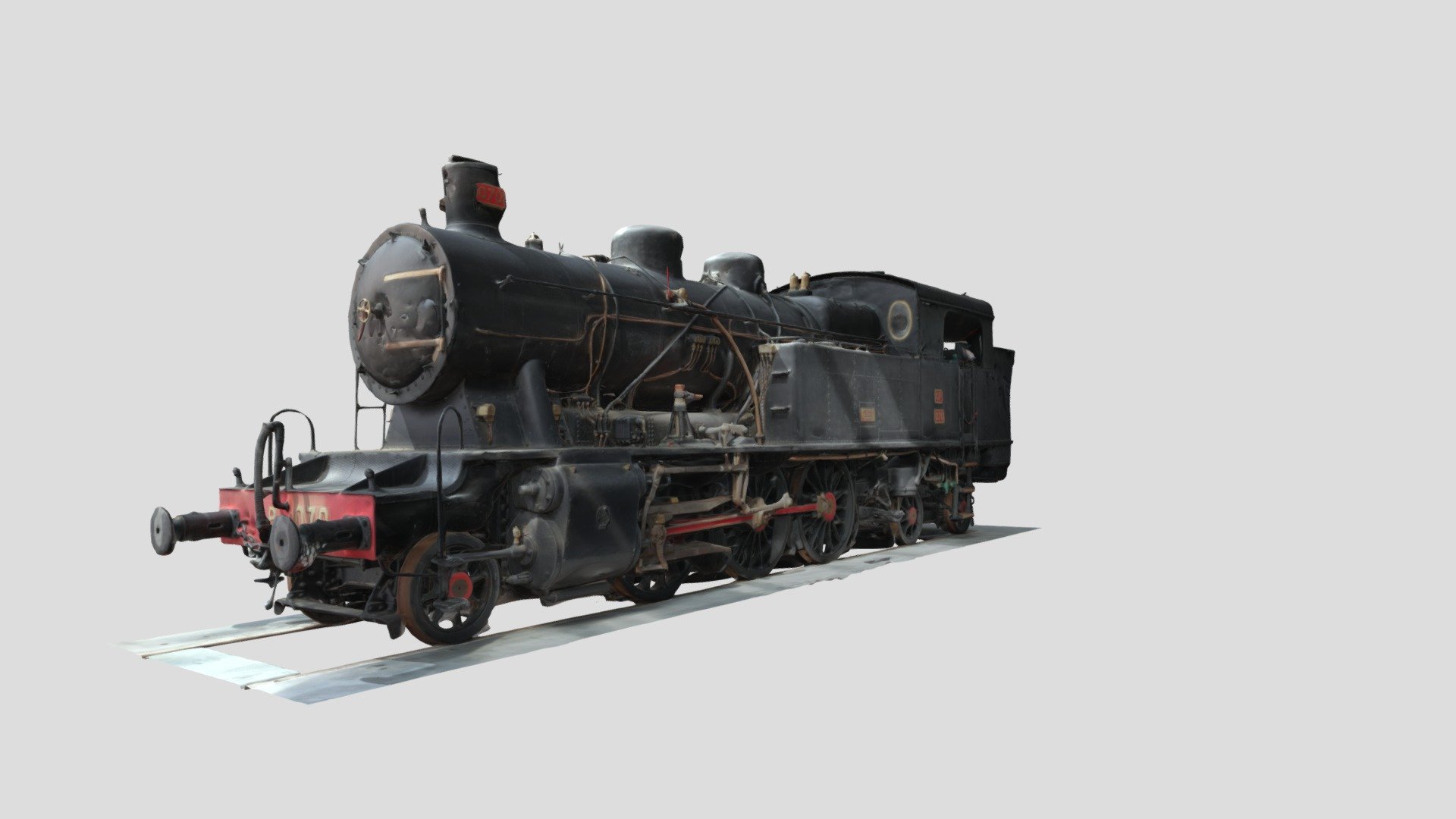 CP 070 Locomotiva a vapor - 3D model by unit360 [5d9624a] - Sketchfab
