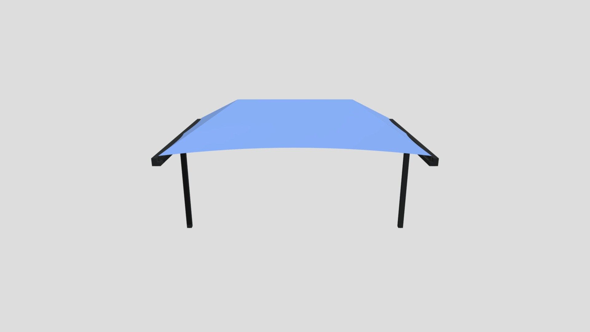 T Post - Standard Hip & Ridge - Download Free 3D model by Shade Sails ...