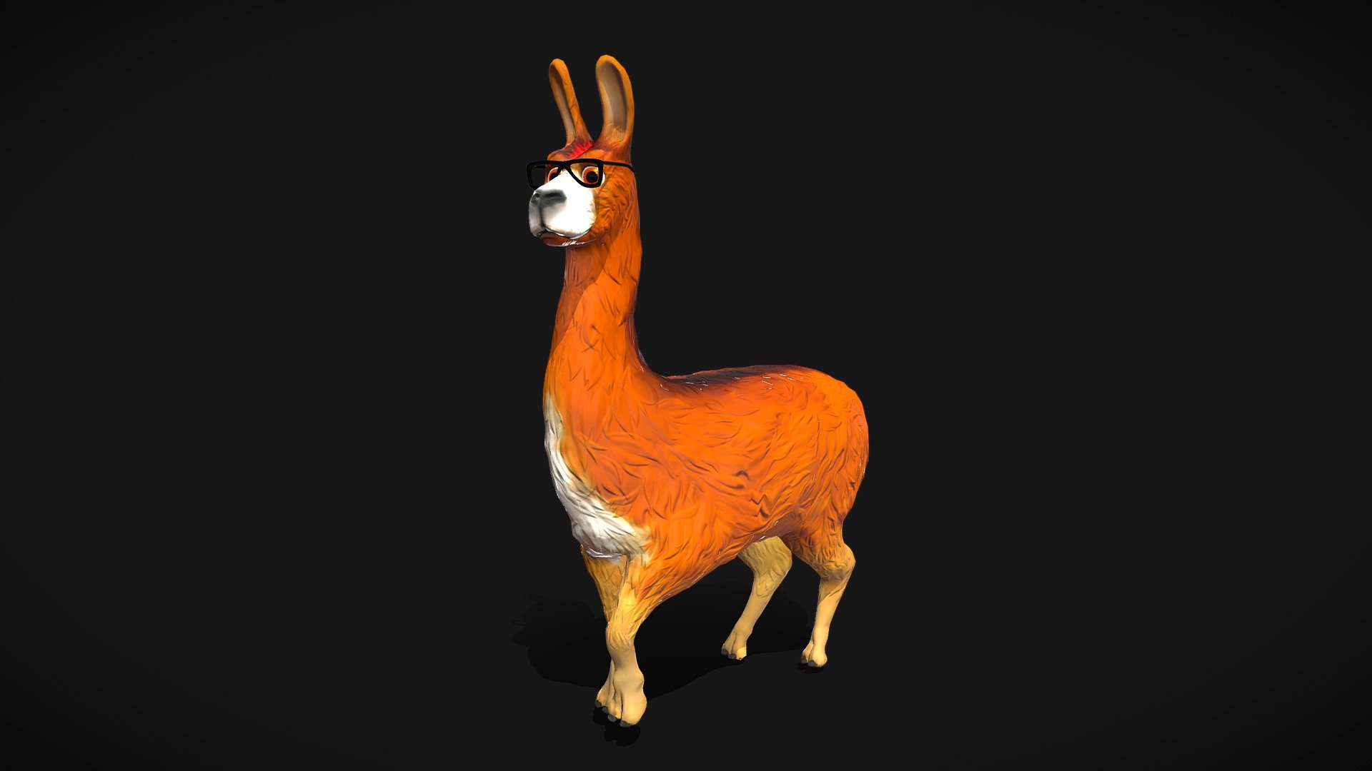 LlamAcademy Llama - 3D model by LuDiChRiS [5d98da2] - Sketchfab