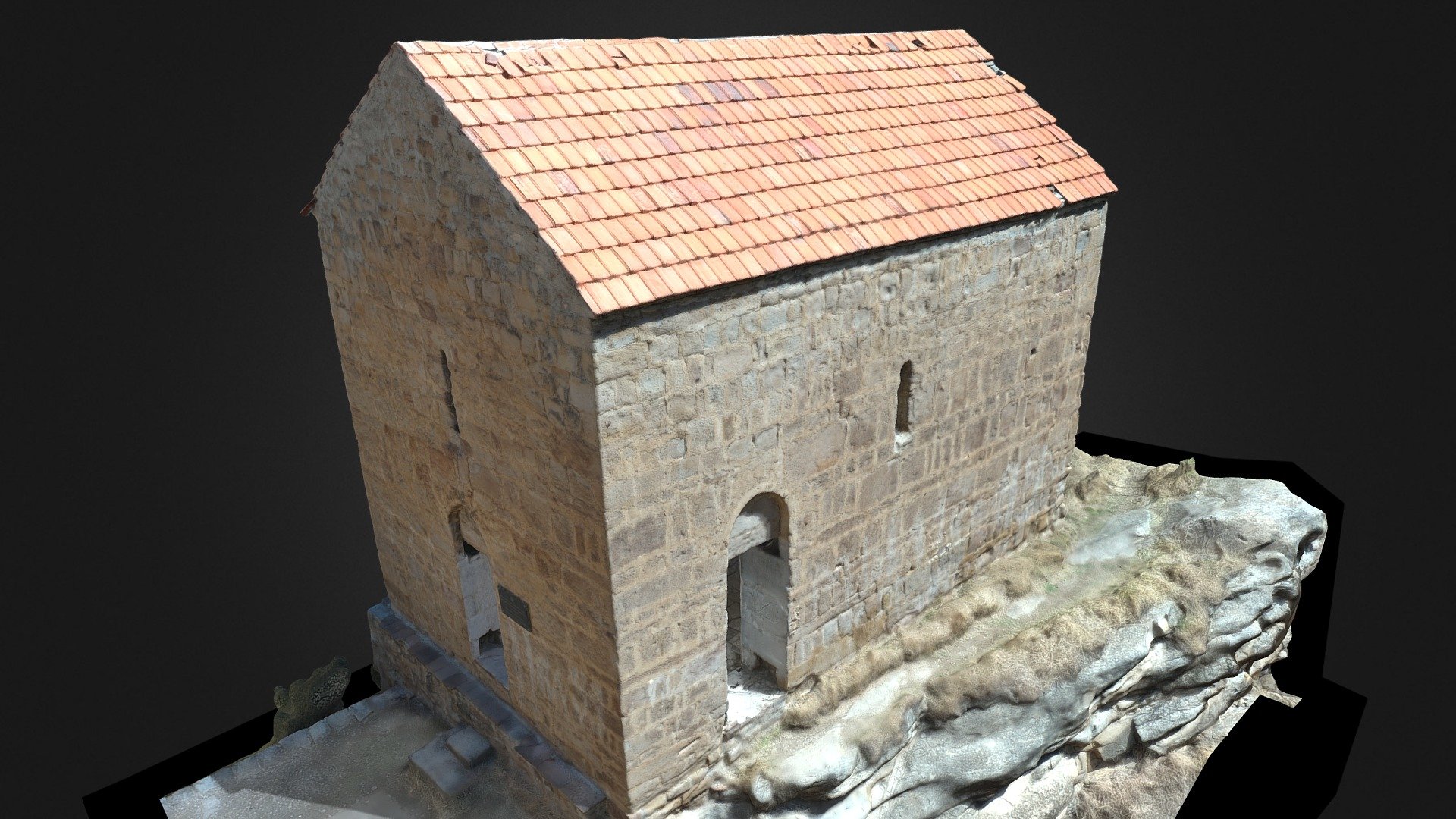 Datun Temple (church). Dagestan, Russia. - 3D model by Agisoft [5d9903d ...