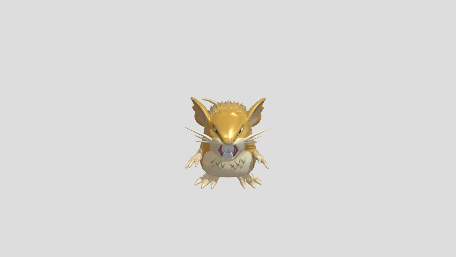 Raticate Pokemon [Animated] - 3D model by prozip (@quachkimson2000 ...