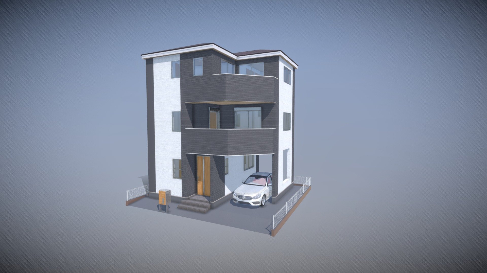 Test House - 3D model by modeler (@modeler7) [5d9a05a] - Sketchfab