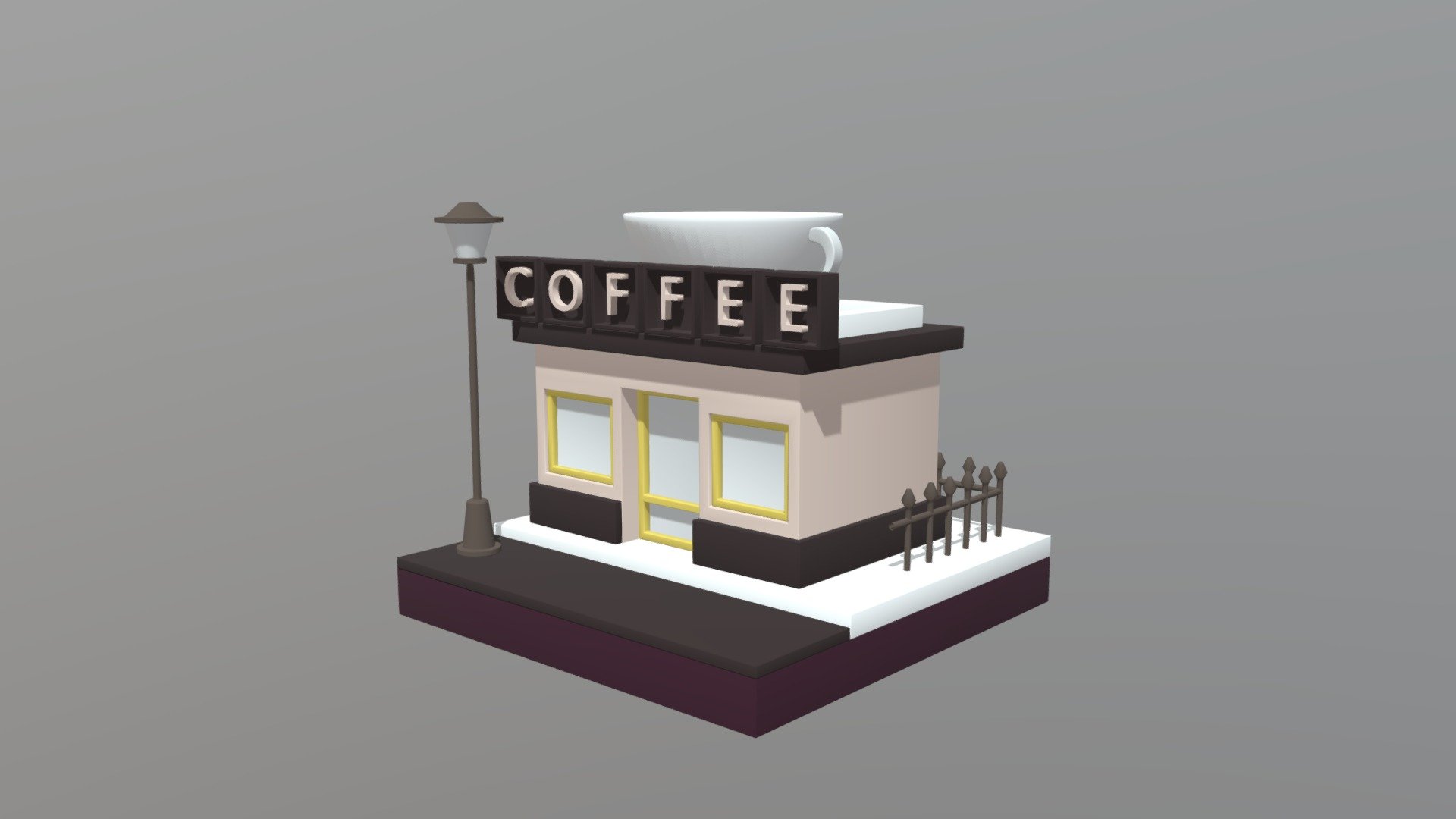 COFFE - 3D model by priyanshurijhwani [5d9e180] - Sketchfab