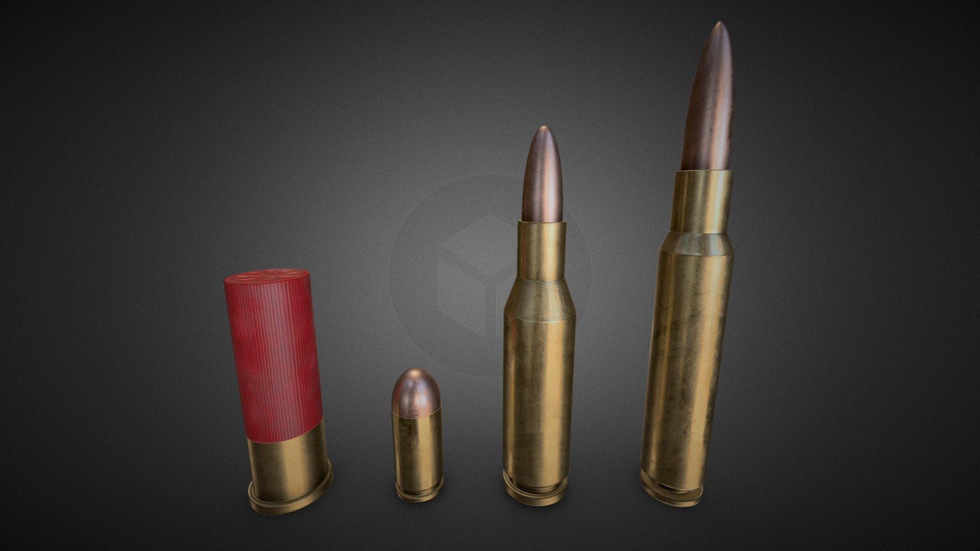 Bullet Pack - Download Free 3D model by paoone28 [5d9f76a] - Sketchfab