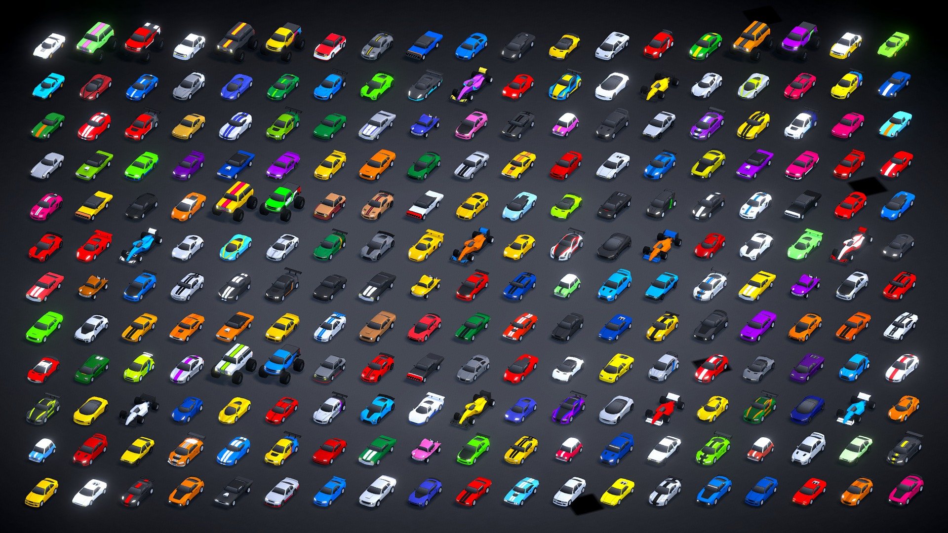 ARCADE: Racing Cars Pack - Buy Royalty Free 3D model by Mena ...
