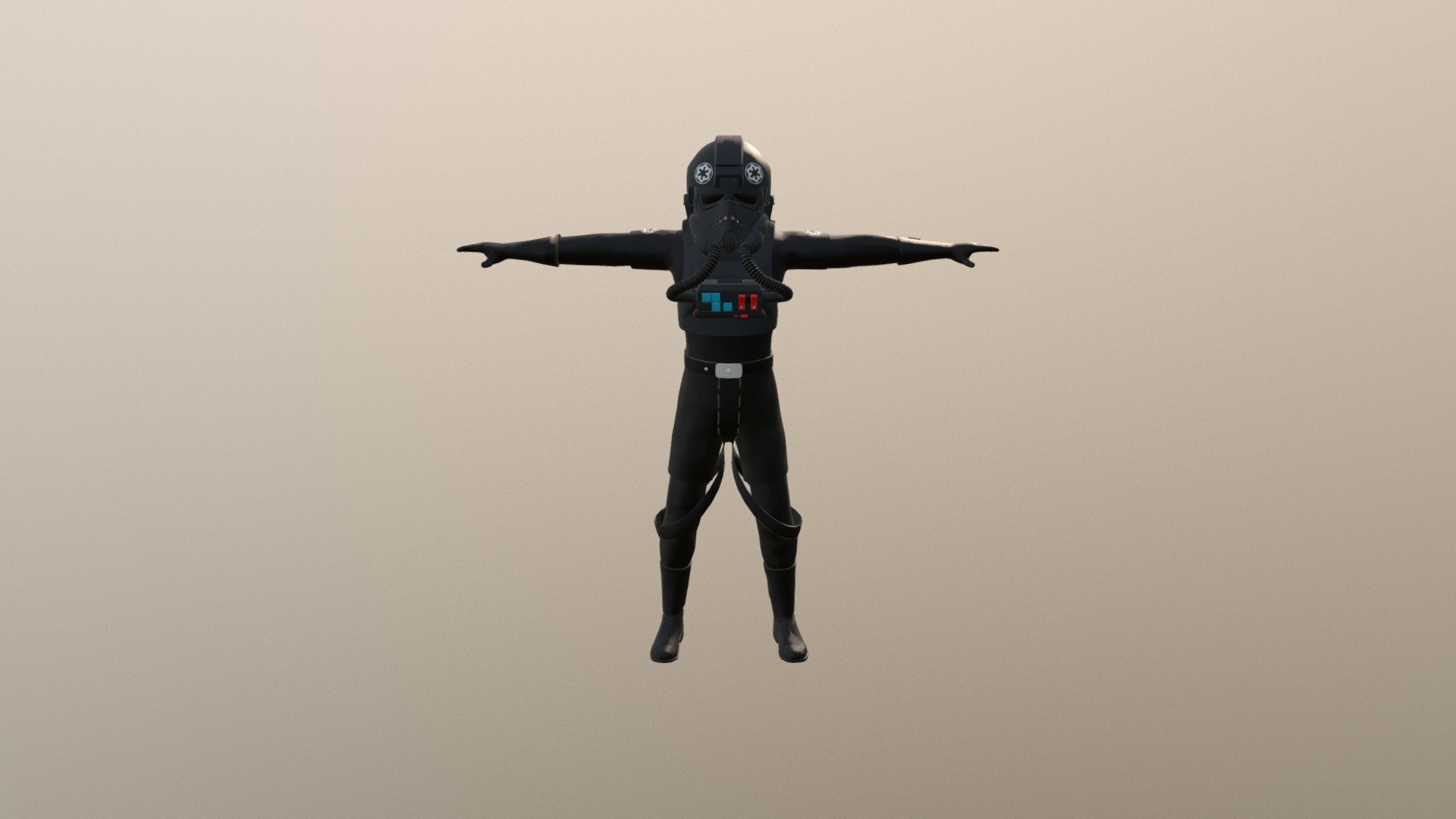 Tie Pilot - 3D model by srlangui [5da0182] - Sketchfab