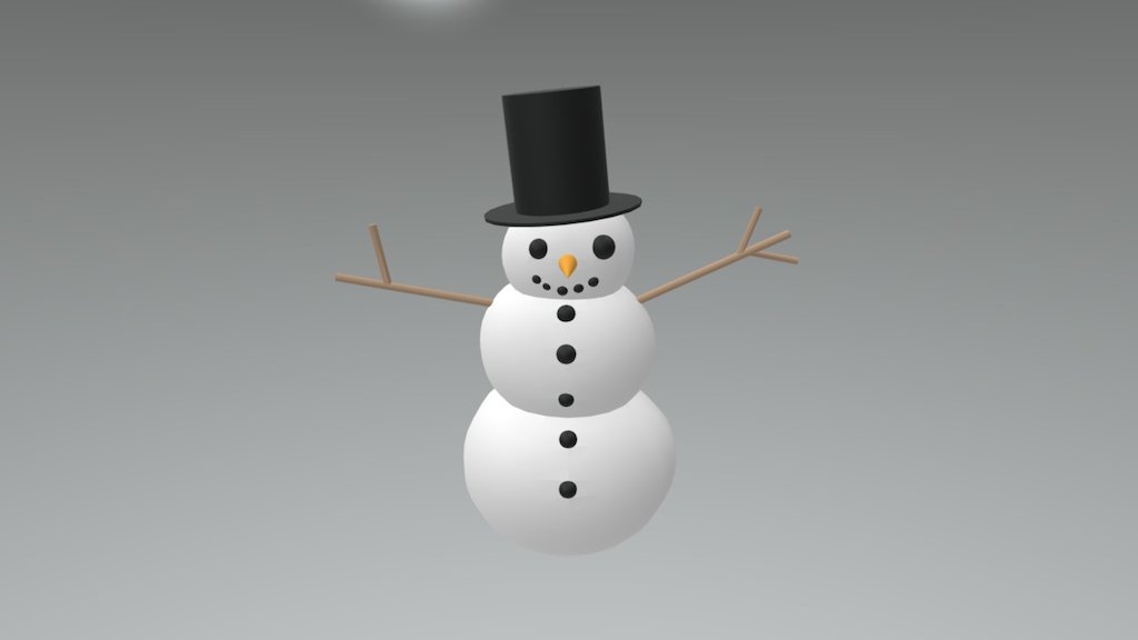 Snow Man - 3D model by alextruelove (@alextruelov) [5da1c7f] - Sketchfab