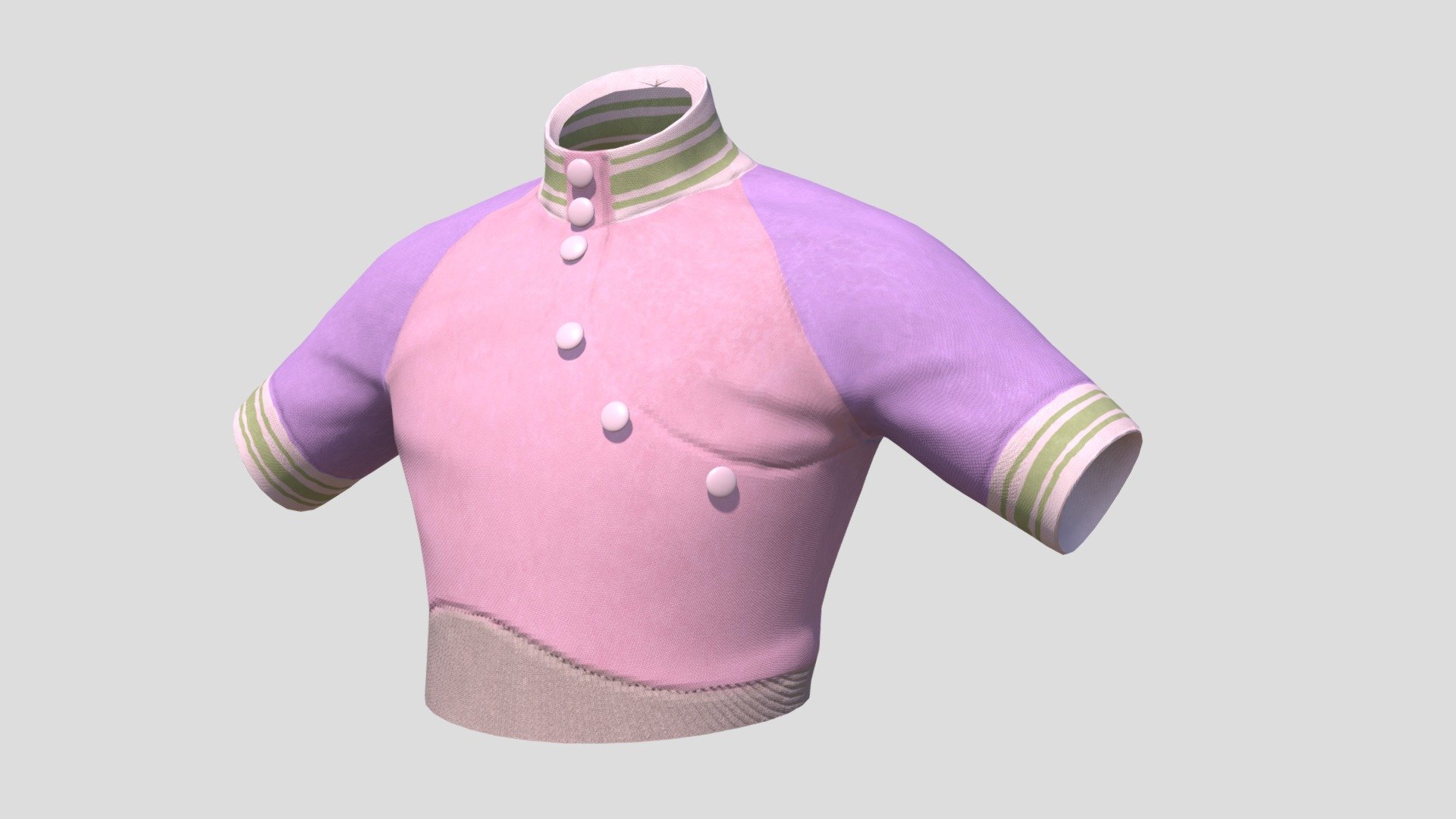 Personal Work - Button Shirt - 3D model by skulldr0p [5da360d] - Sketchfab