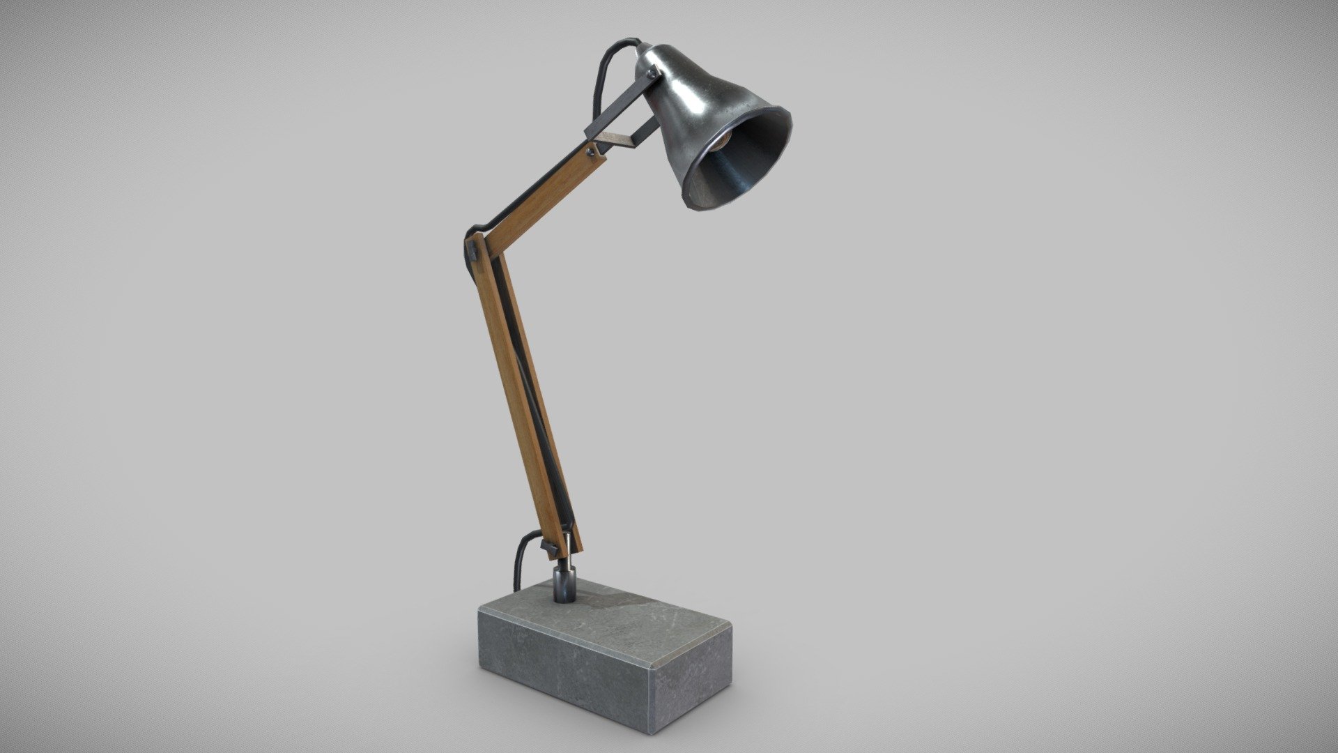 Desk Lamp, Low Poly PBR - Download Free 3D model by super_arte [5da3ddb ...