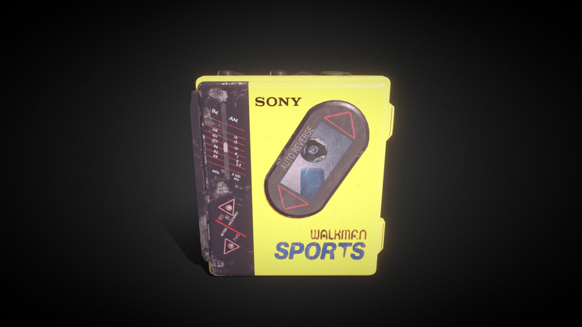 Sony Walkman WM-F75 - 3D model by malhar dronkar (@malhardronkar ...