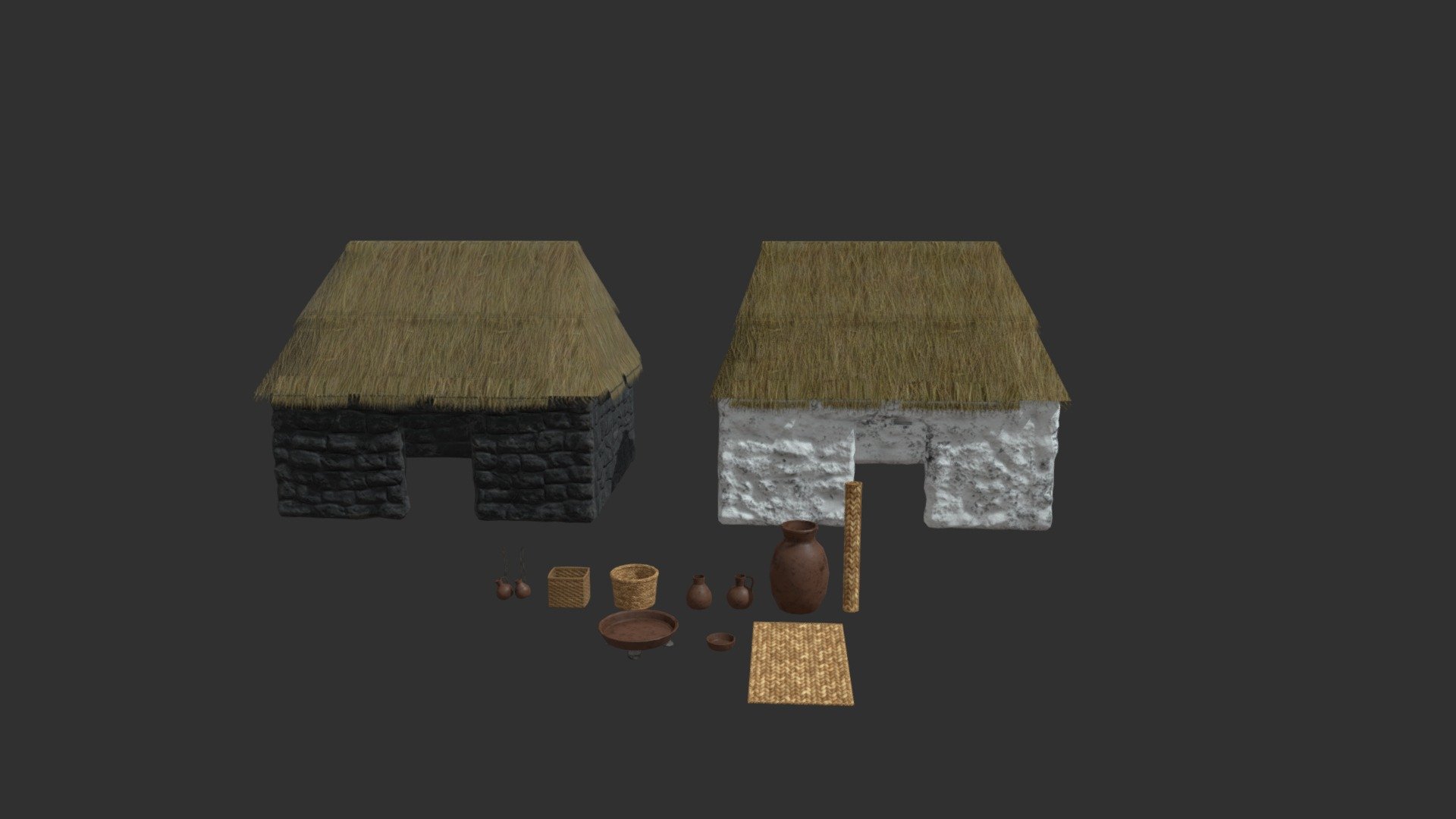House Models - 3D model by Micltan: The Game - An Ancient Mythical Tale ...