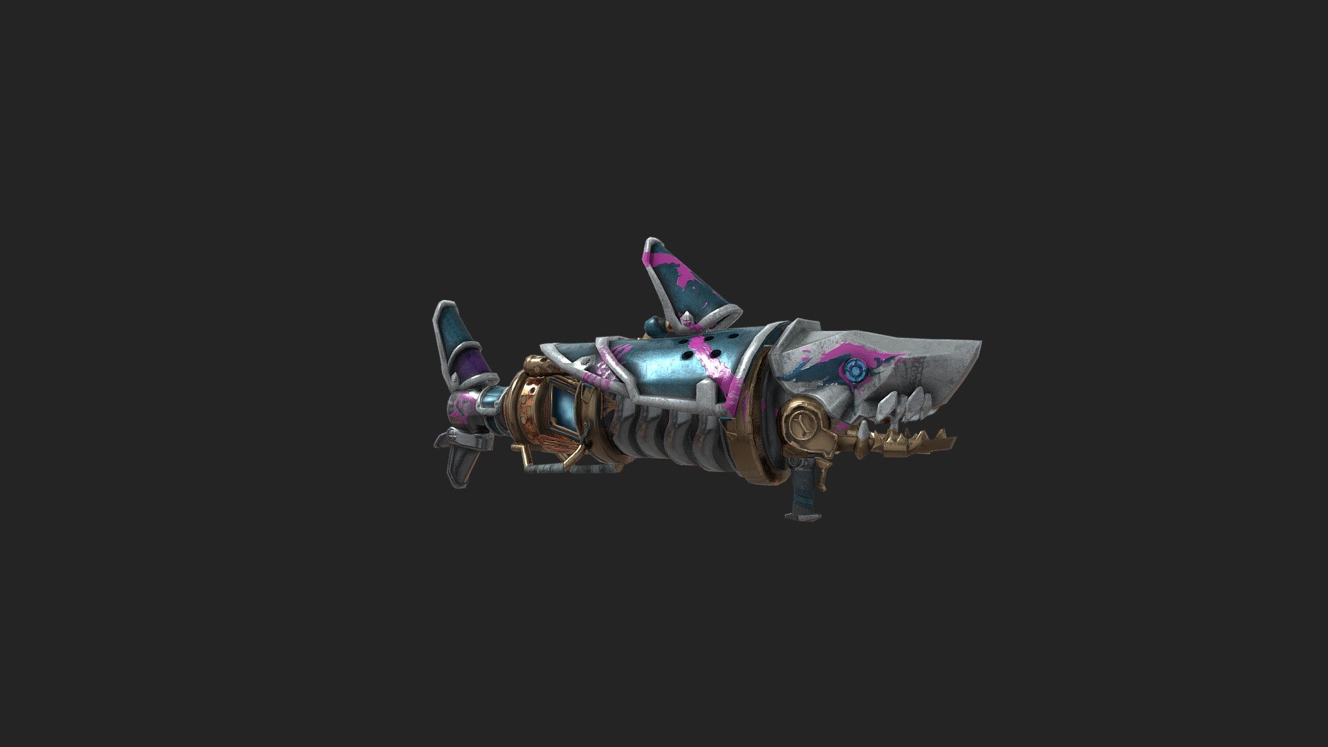 Arcane: Jinx's Fishbones - 3D model by Quinn (@QuinnBiggers) [5da4471 ...