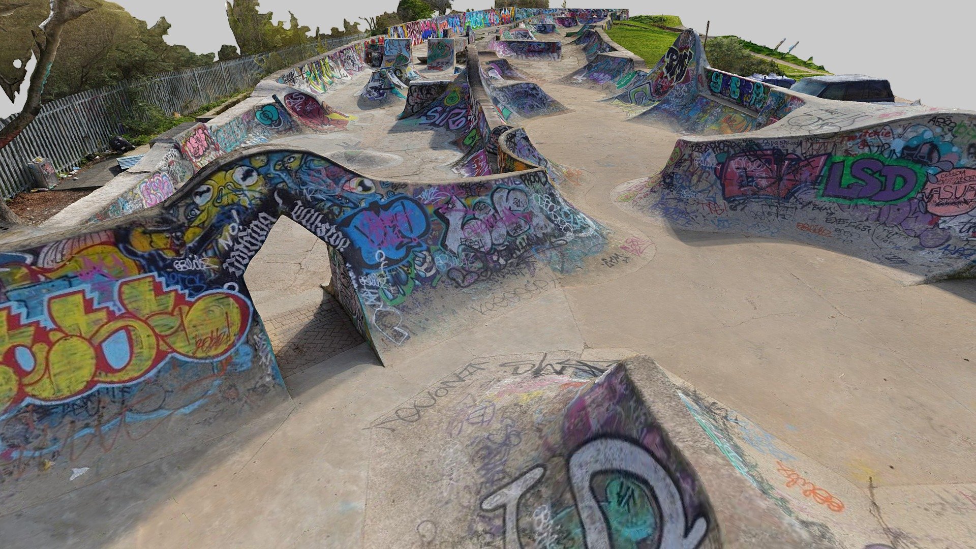 Markfield Park Skatepark - Buy Royalty Free 3D model by artfletch ...