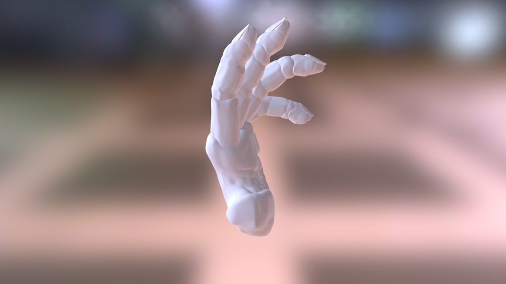 Hand with no Thumb - 3D model by Mustafa.Shakarchi [5da508c] - Sketchfab