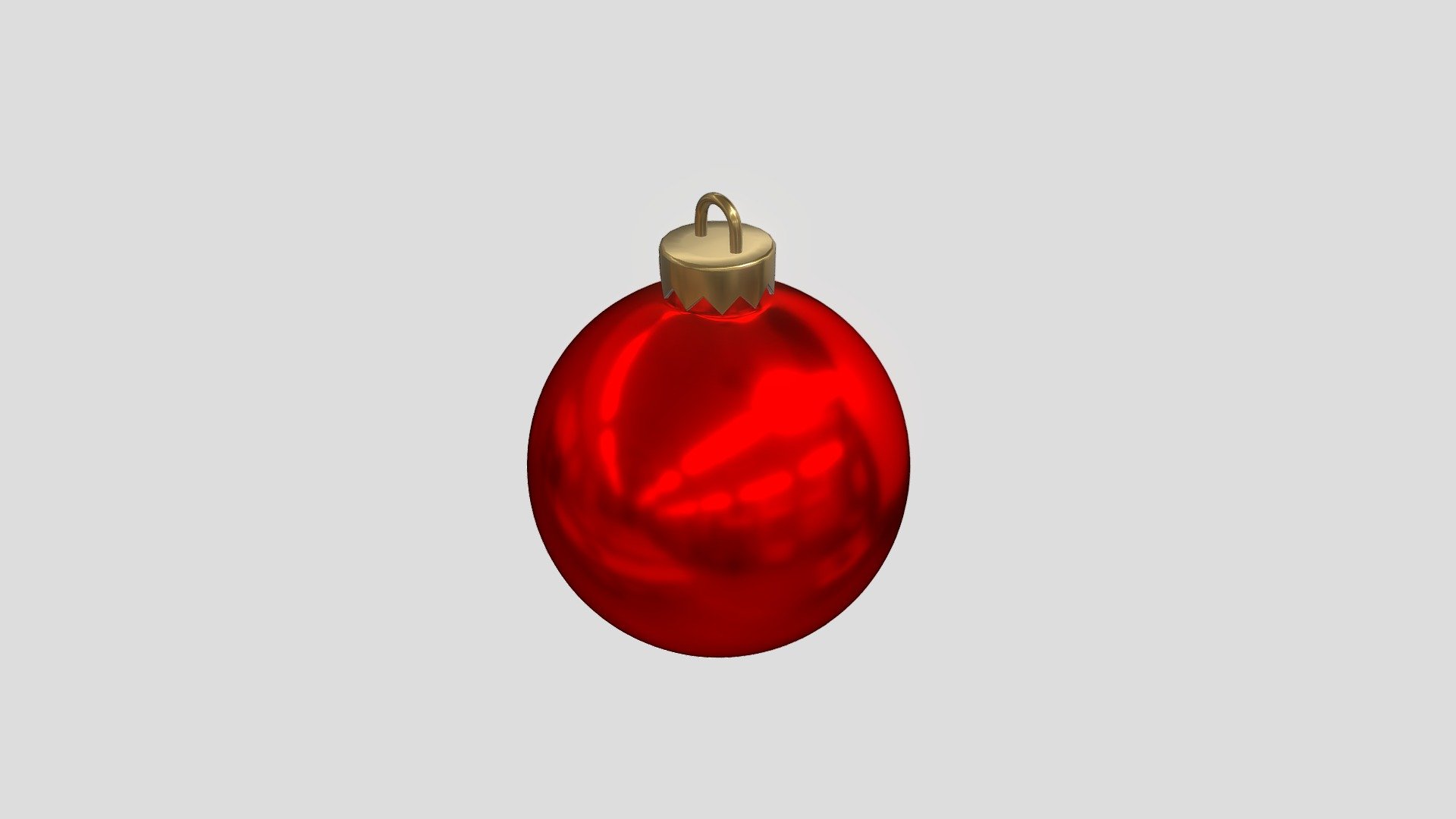 Chrismas ornamets Red ball - 3D model by Abel020403 [5da55f7] - Sketchfab