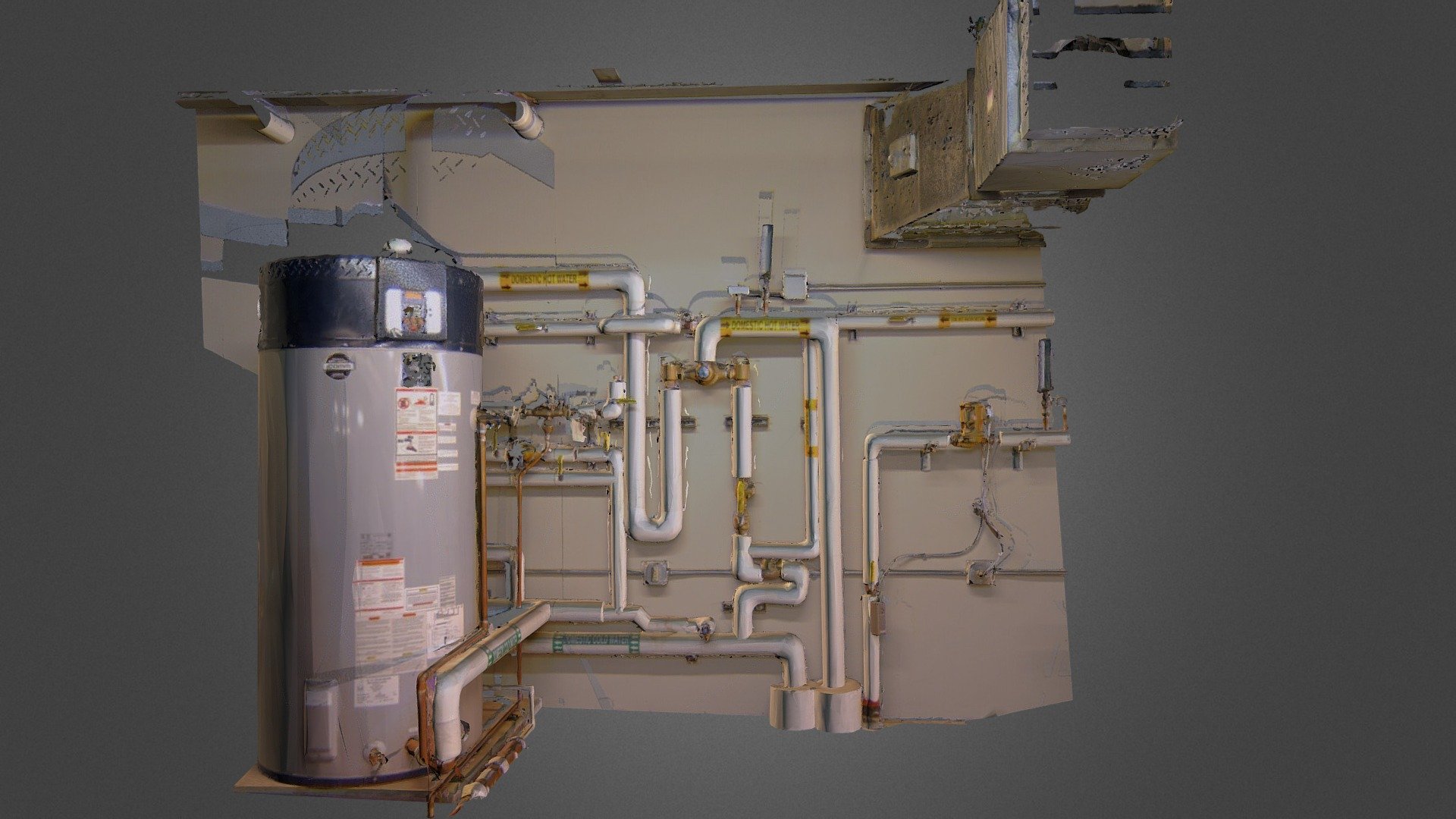 Plant Room: Terrestrial Scan used with Pointfuse - 3D model by ...