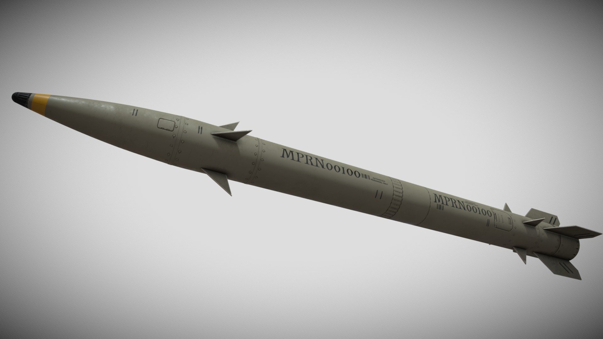 Missile FATEH 110 - Download Free 3D model by Mehdi Shahsavan ...