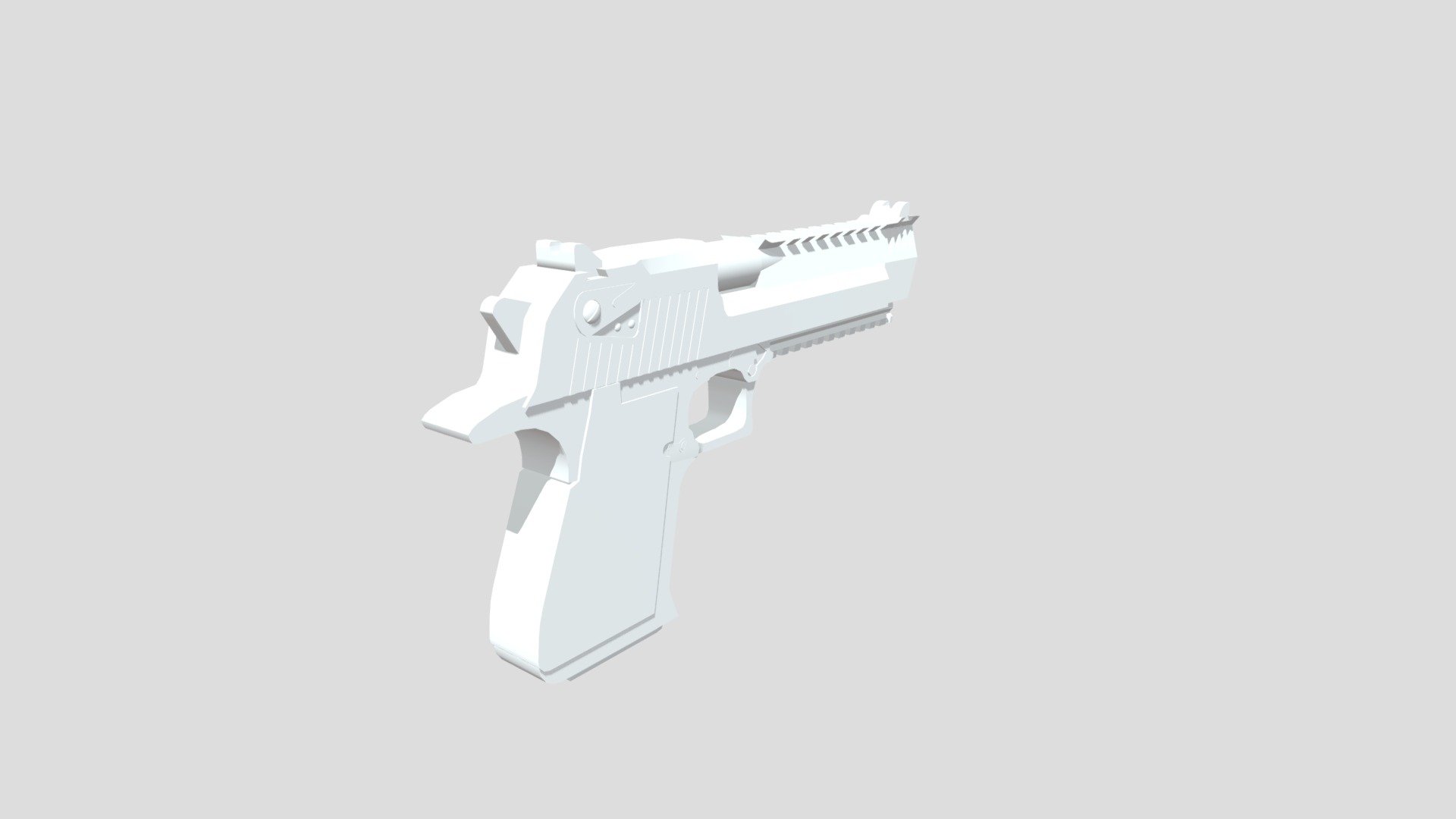 Low-Poly Pistol - 3D model by Jorkaq [5da698b] - Sketchfab