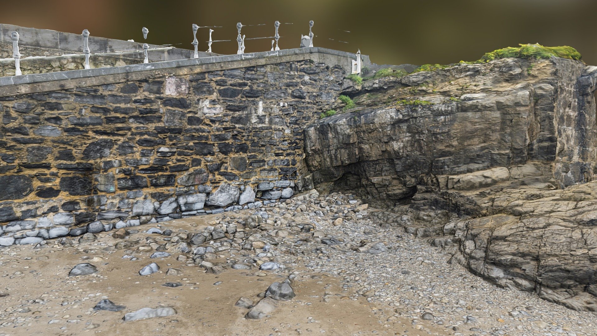Rocky beach corner scan - Buy Royalty Free 3D model by Miguel Bandera ...