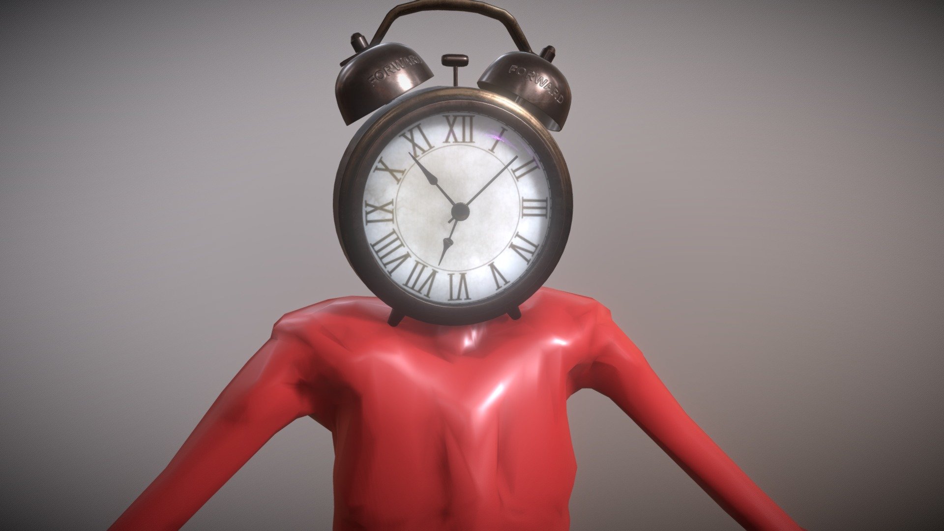 Deranged clock - Download Free 3D model by photon (that one larry ...