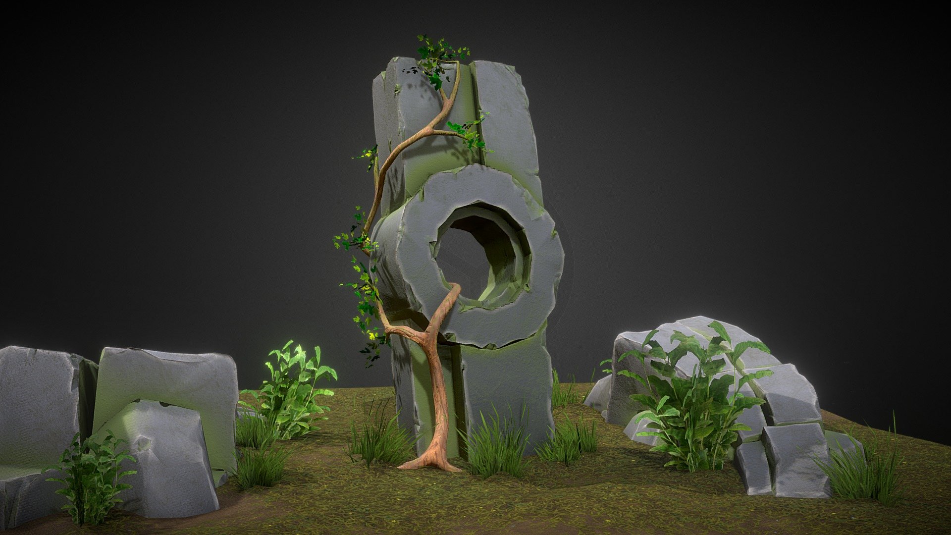Ancient ruins - Download Free 3D model by fedorzabelin [5da77fd ...