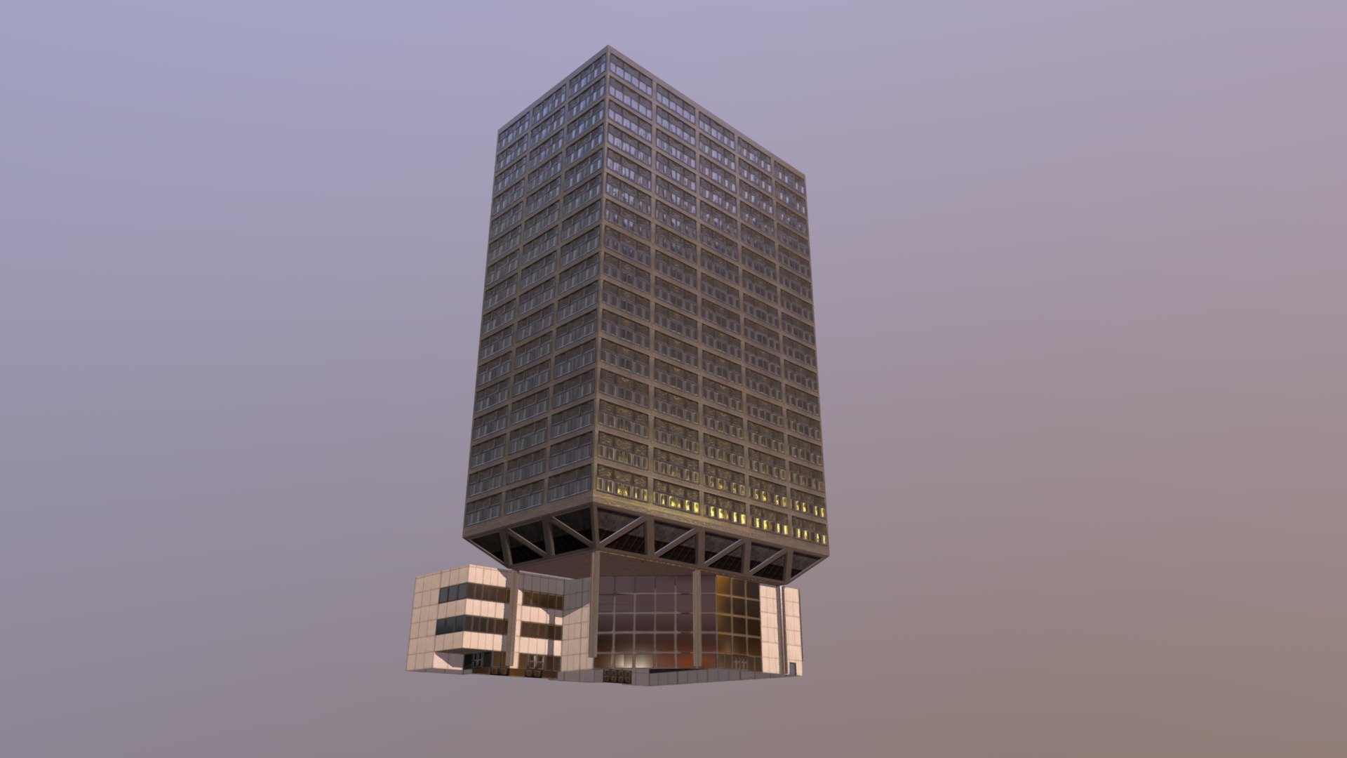 Walnut Tower - 3D model by honker3d [5da9e0f] - Sketchfab