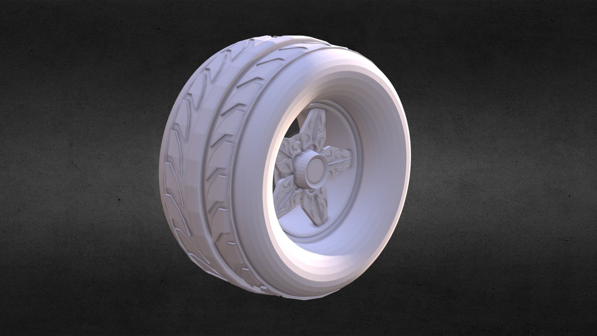 Race Wheel - 3D model by Missclicked (@tweekismic) [5da9f62] - Sketchfab