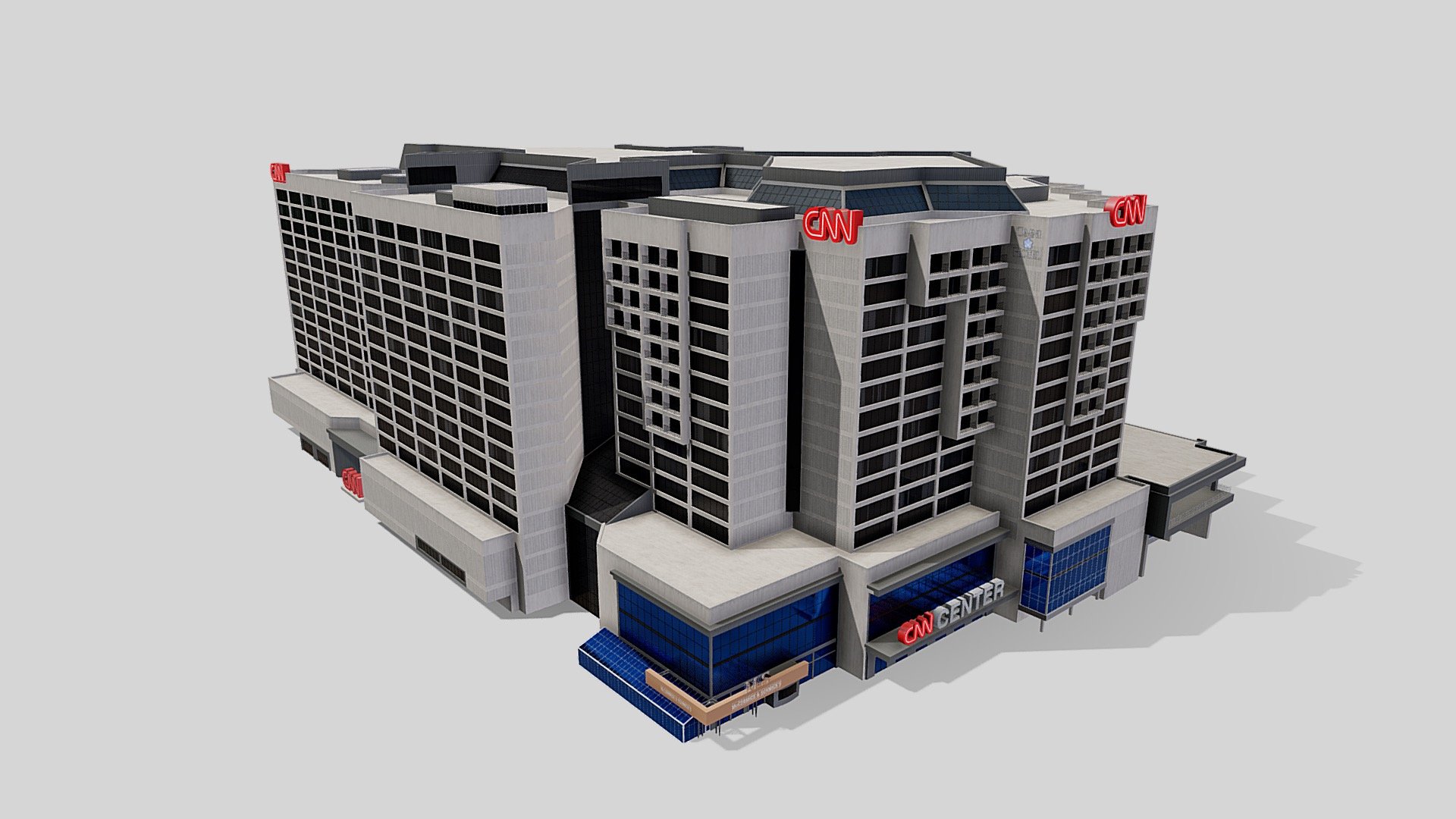 CNN Center - Buy Royalty Free 3D model by Macwelshman [5dab13a ...