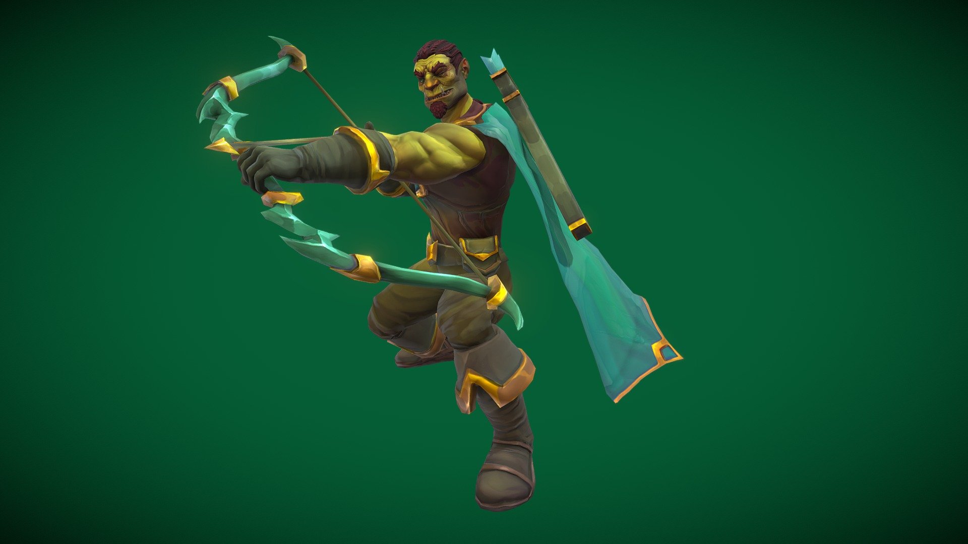 Stylized Orc Male Archer(Outfit) - 3D model by N-hance Studio ...