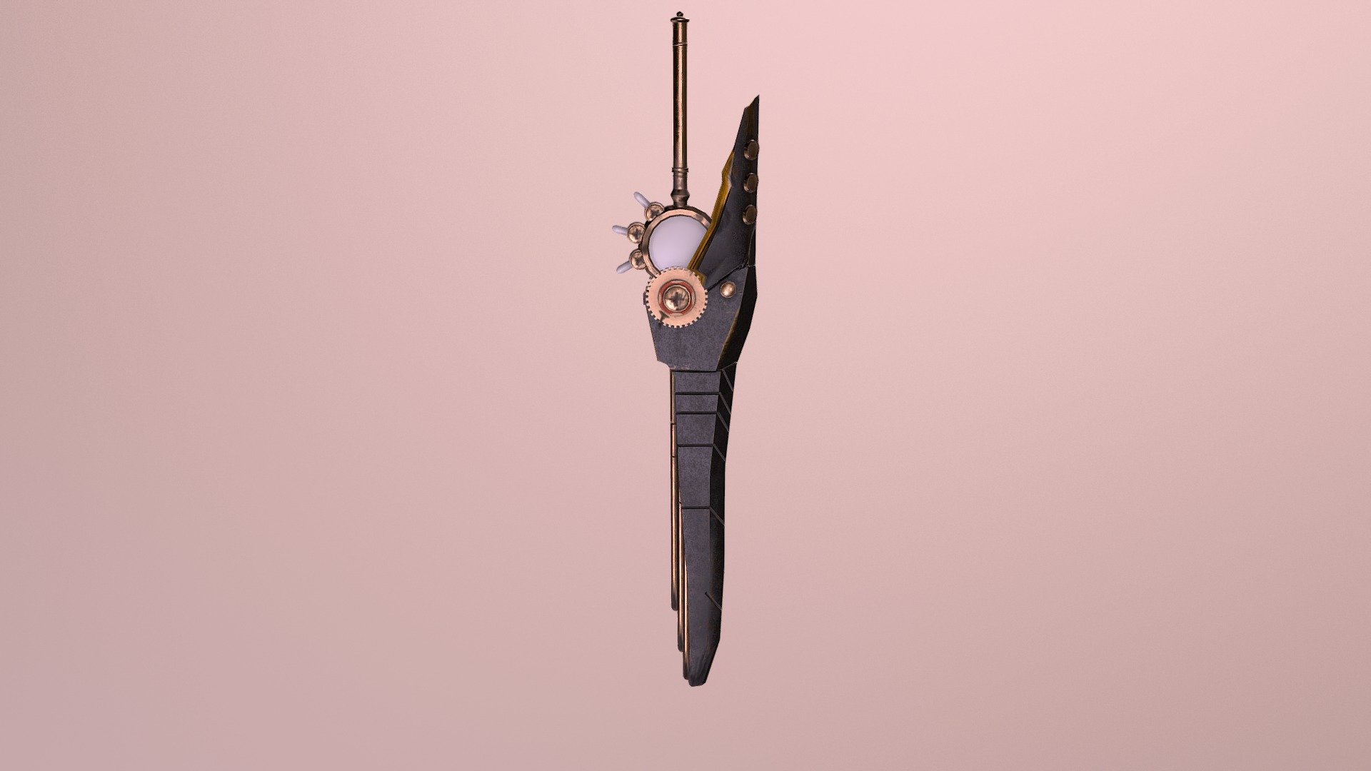 (WIP) 2 Handed Gun Sword - 3D model by Gelatin [5daf24f] - Sketchfab