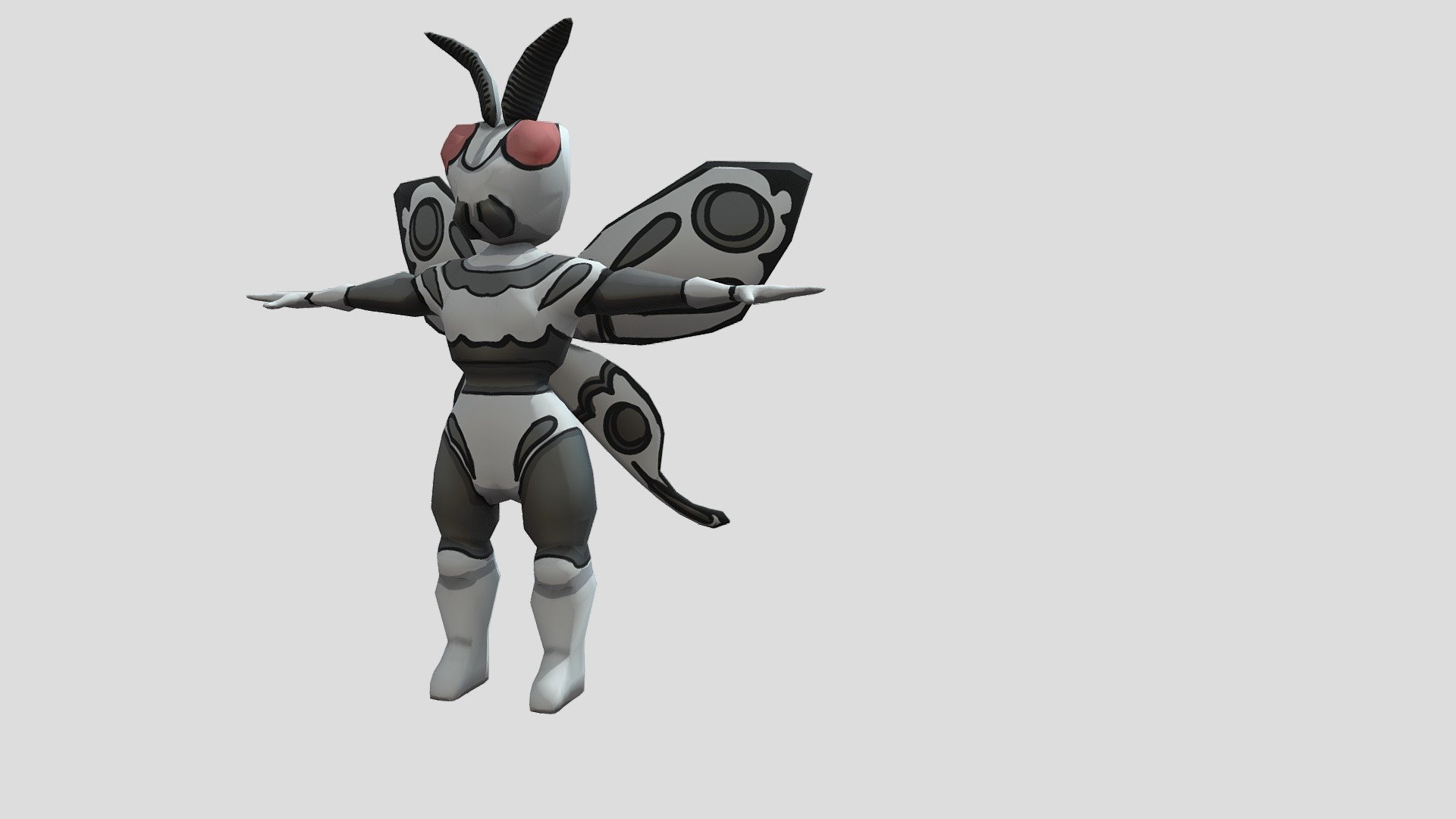 Moth - Download Free 3D model by Sean Otwell (@seanotwellart) [5db2bc6 ...