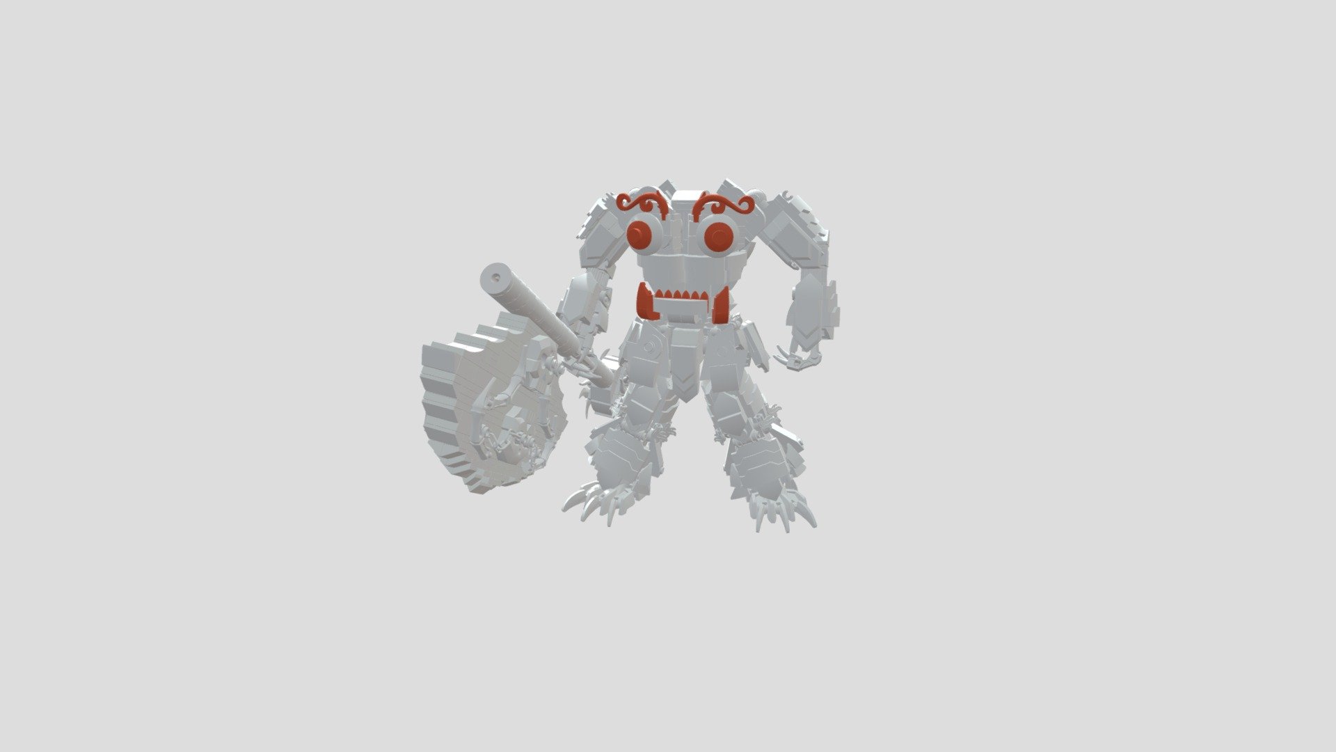 XingTian - 3D model by drbghost [5db7212] - Sketchfab