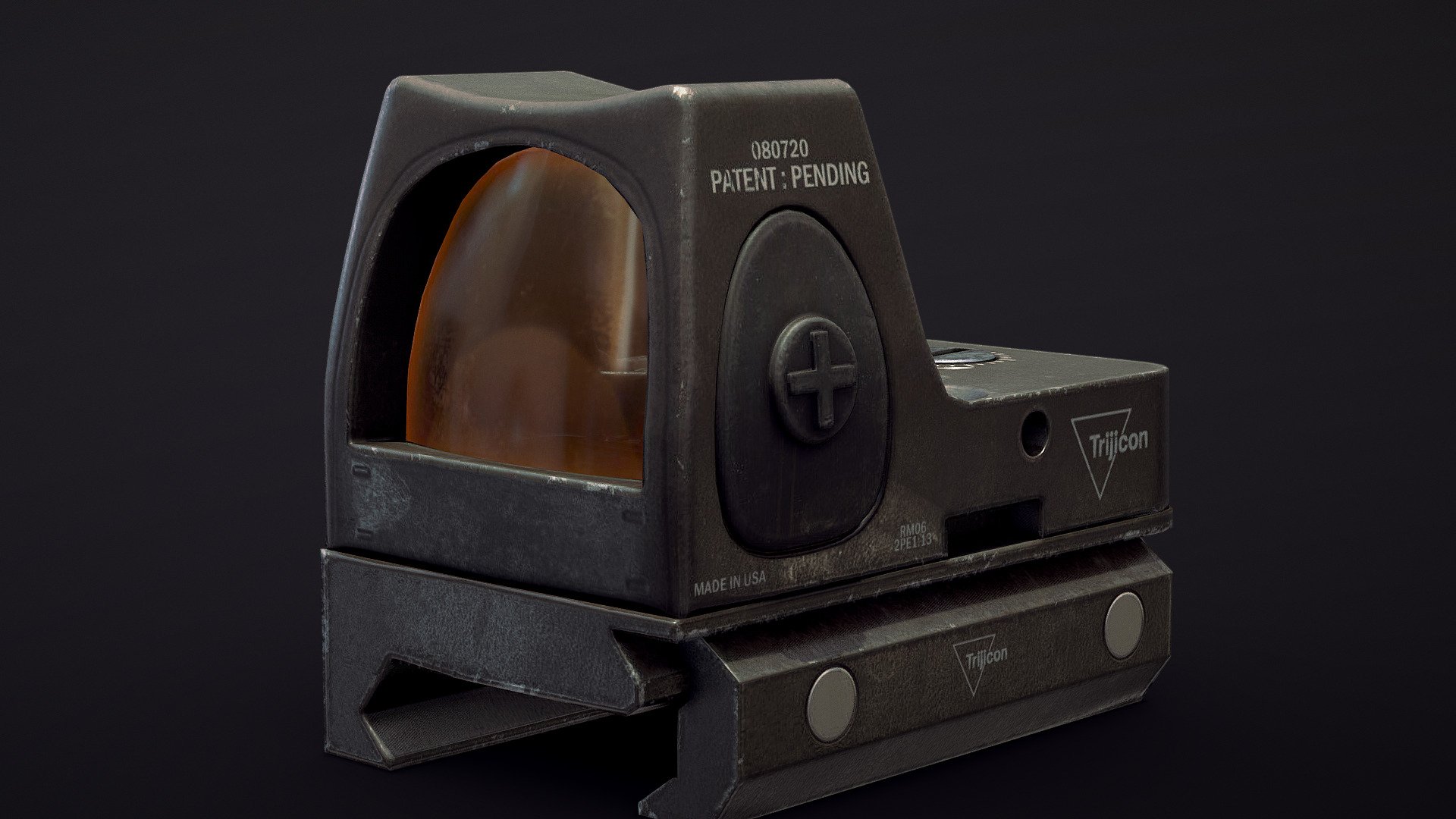 Red-Dot Sight - 3D model by AntijnvanderGun [5dba2ee] - Sketchfab