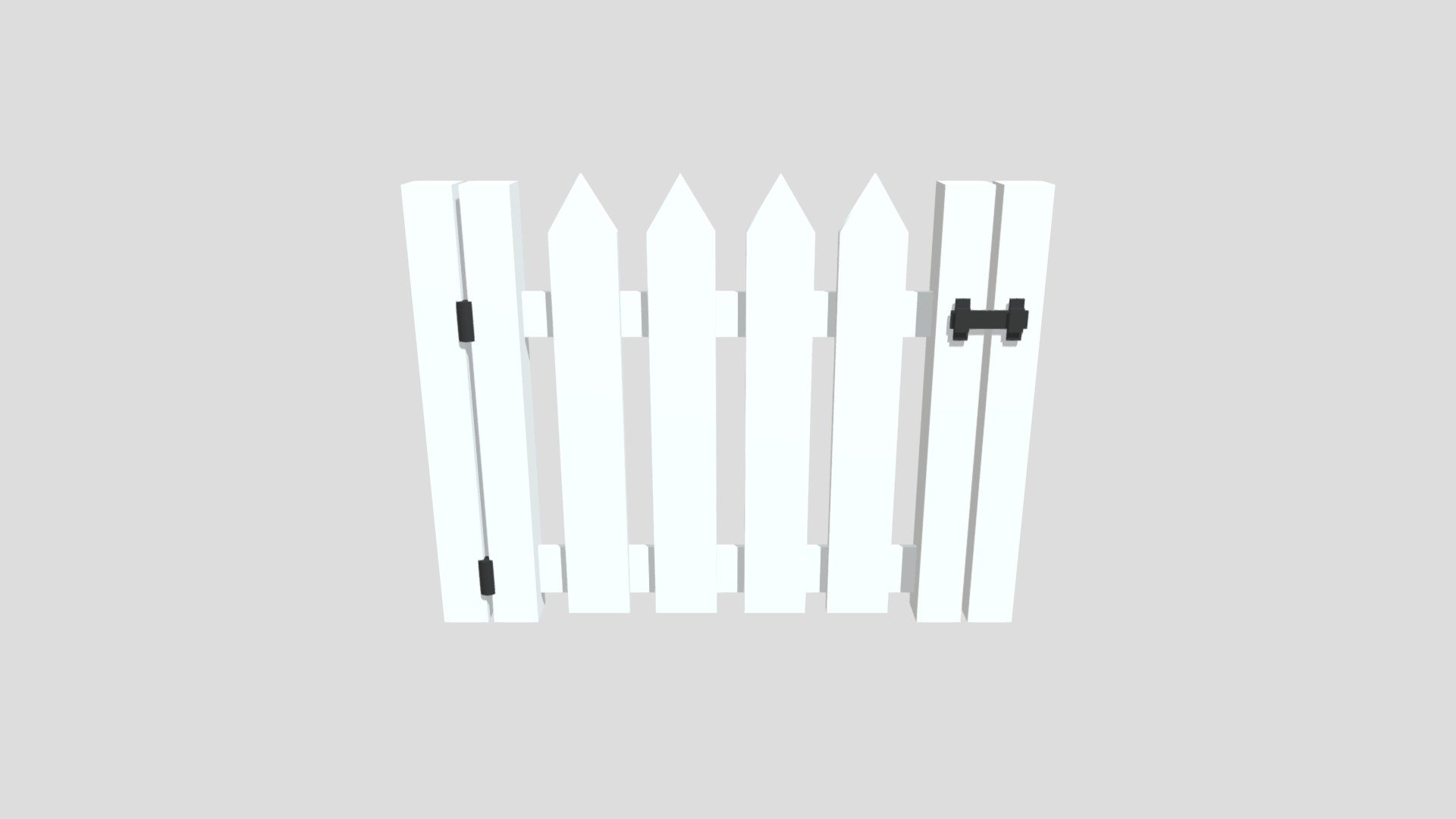 Low-poly fence - Download Free 3D model by Seats [5dba7d3] - Sketchfab