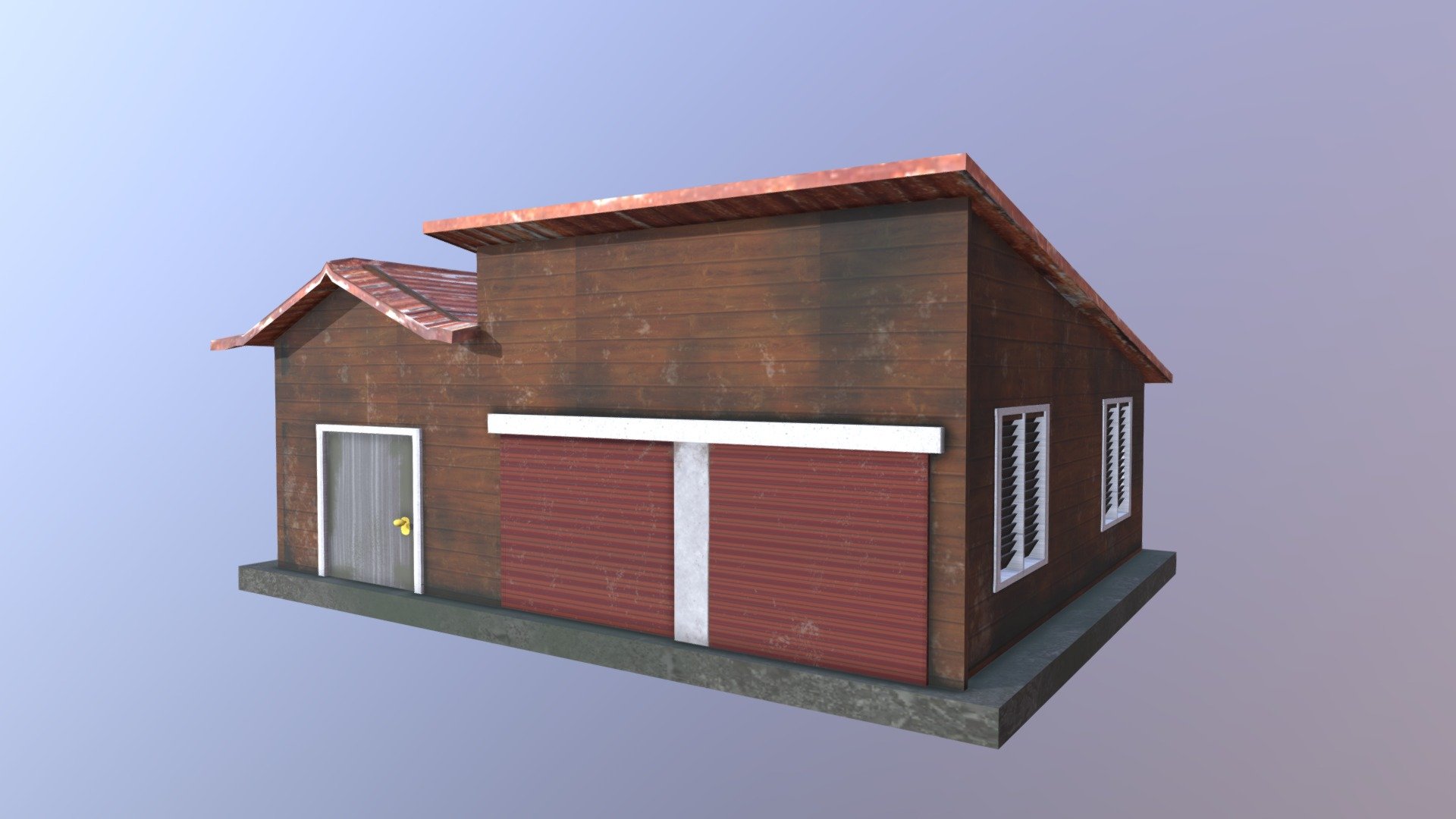 Abandoned Warehouse With Interior - 3D model by Krishna Attiappan ...