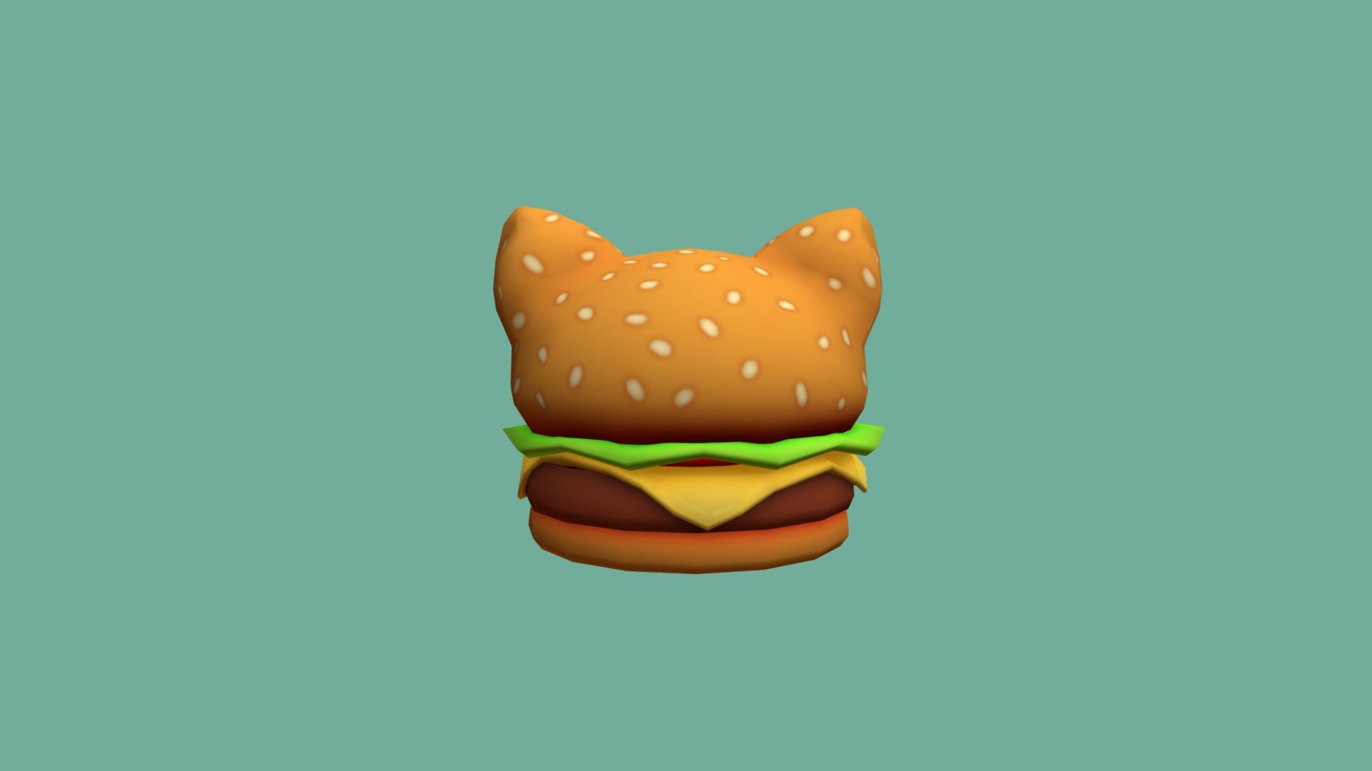 Cat Burger - Download Free 3D model by Rika Creature (@rikacreature ...