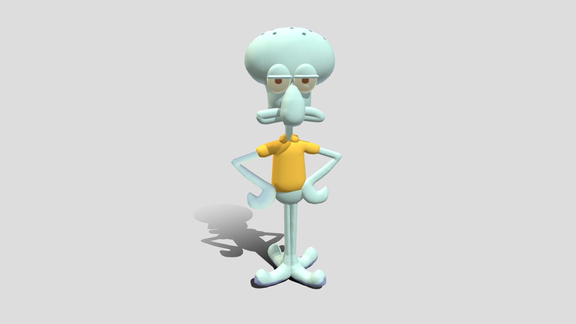 Squidward - Download Free 3D model by Repni Ramadani (@f1121211012 ...