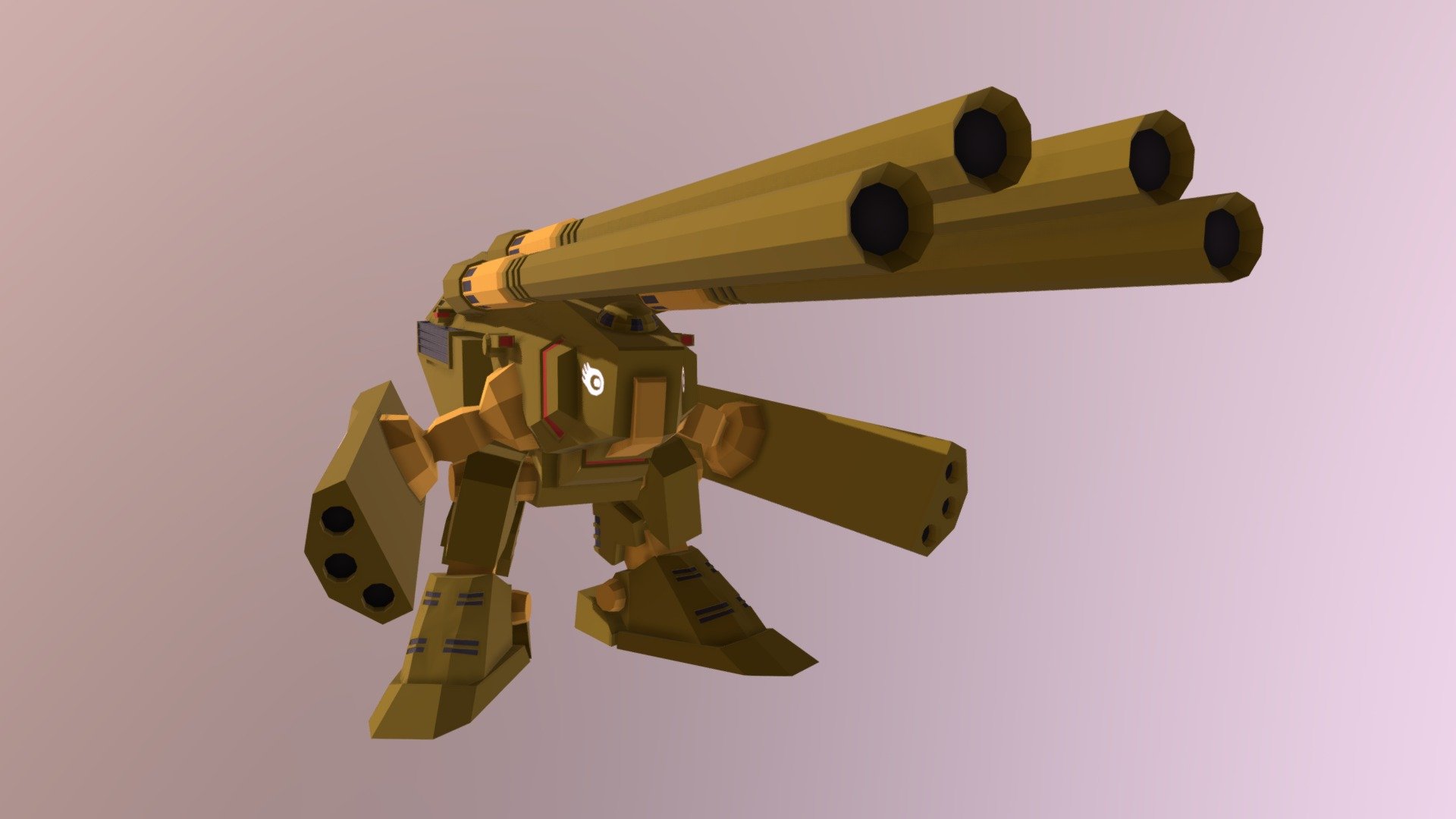HWR-00-MKII Destroid Monster - 3D model by Shmupfreak (@countdowntozero ...