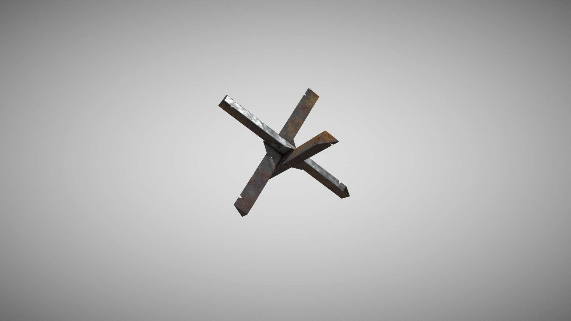 Anti Tank Barricade - 3D model by DaniloRezende [5dc0efb] - Sketchfab