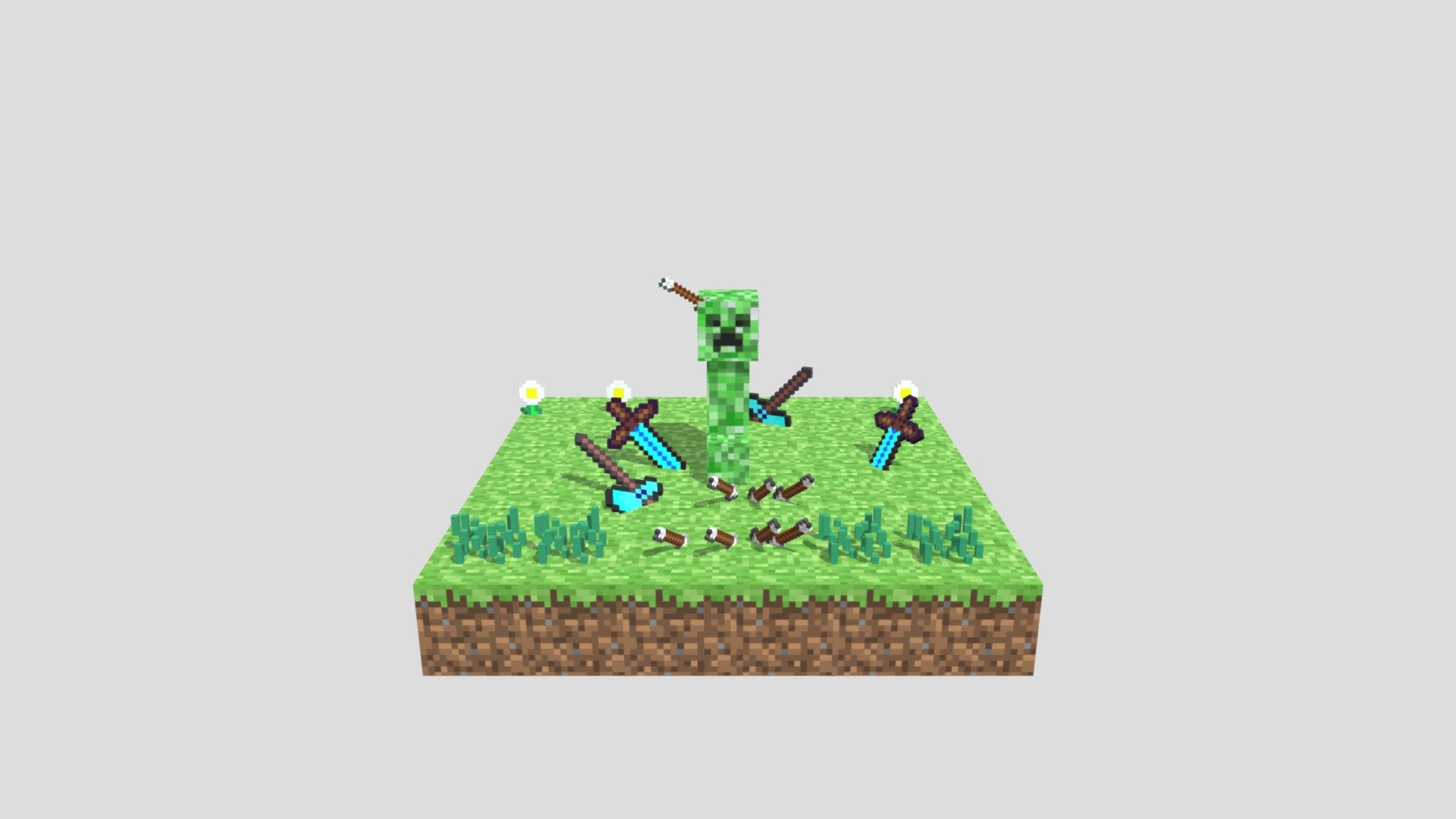 Creeper - Download Free 3D model by jonathanwk [5dc2329] - Sketchfab