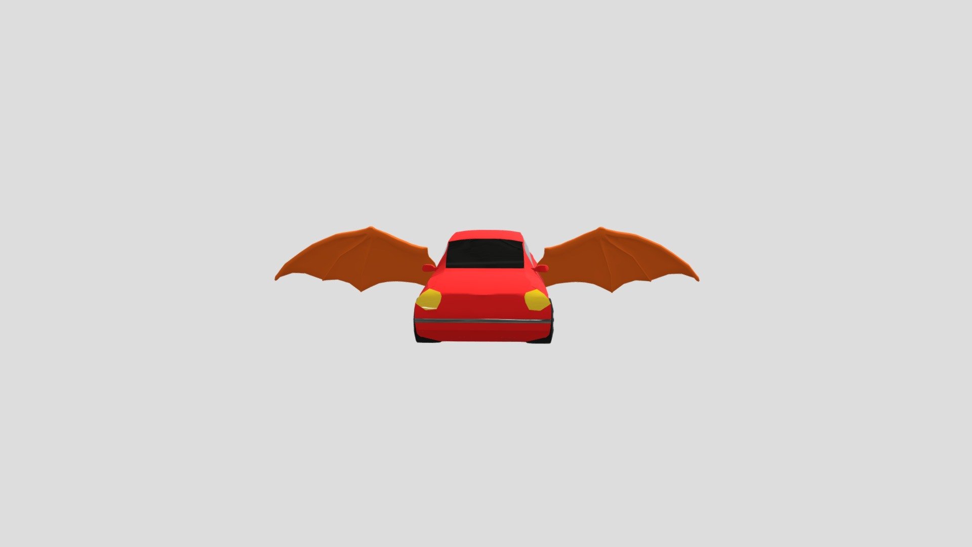 Car with wings - 3D model by Luk_S.L [5dc2a00] - Sketchfab