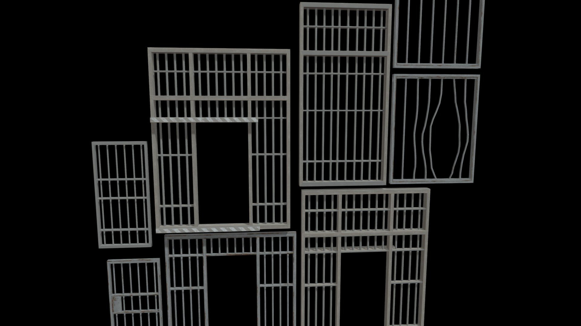 Poppy Playtime: 4 Prison Door Bars - Download Free 3D model by ...