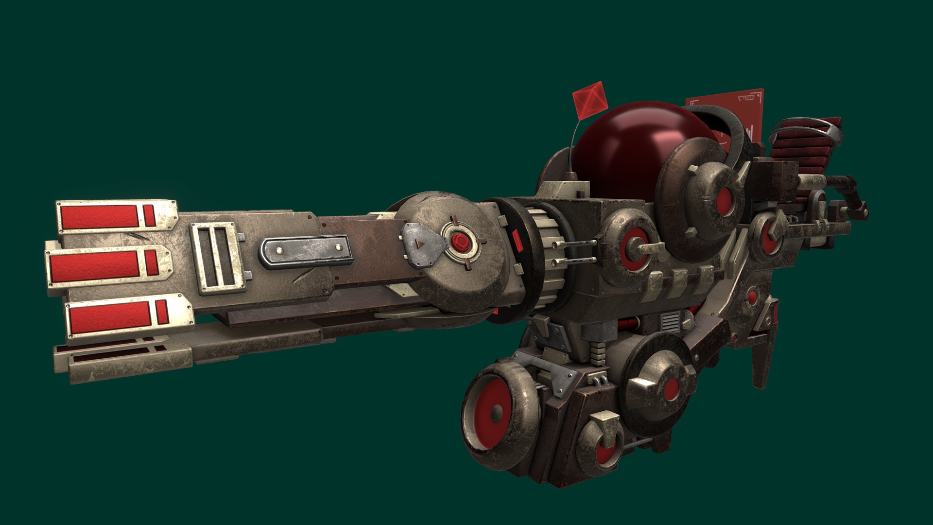 Sci-Fi Turret - 3D model by Nectonius (@chocobo87) [5dc3fb0] - Sketchfab